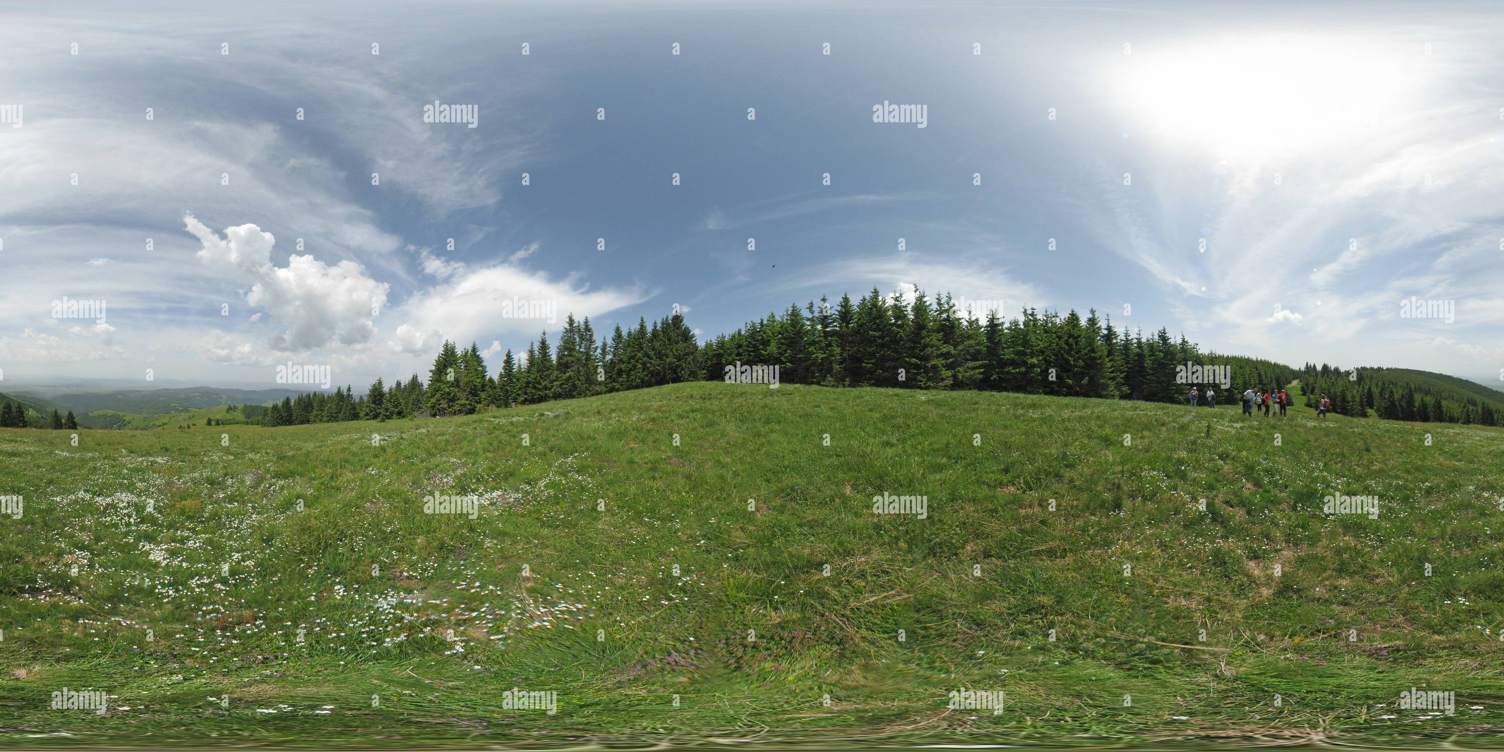 360° view of Ivanjica - Viewpoint on Mt. Golija - Alamy