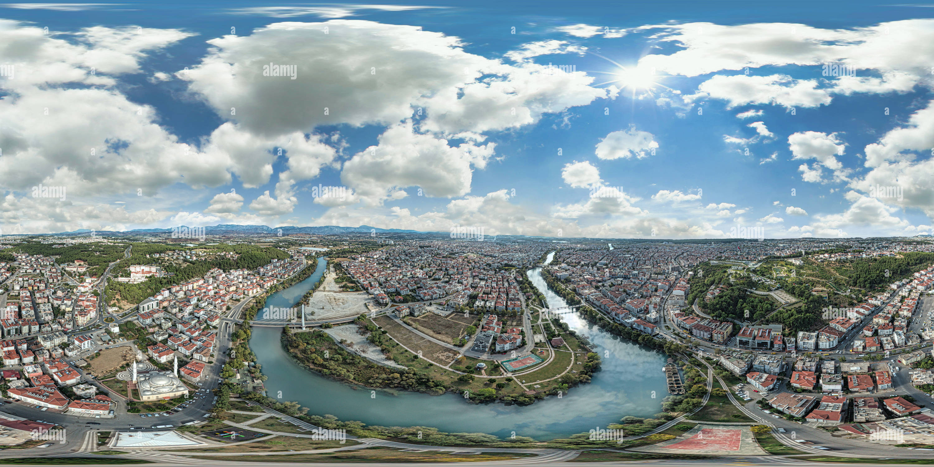 360° view of River Manavgat 2. Manavgat. Turkey - Alamy