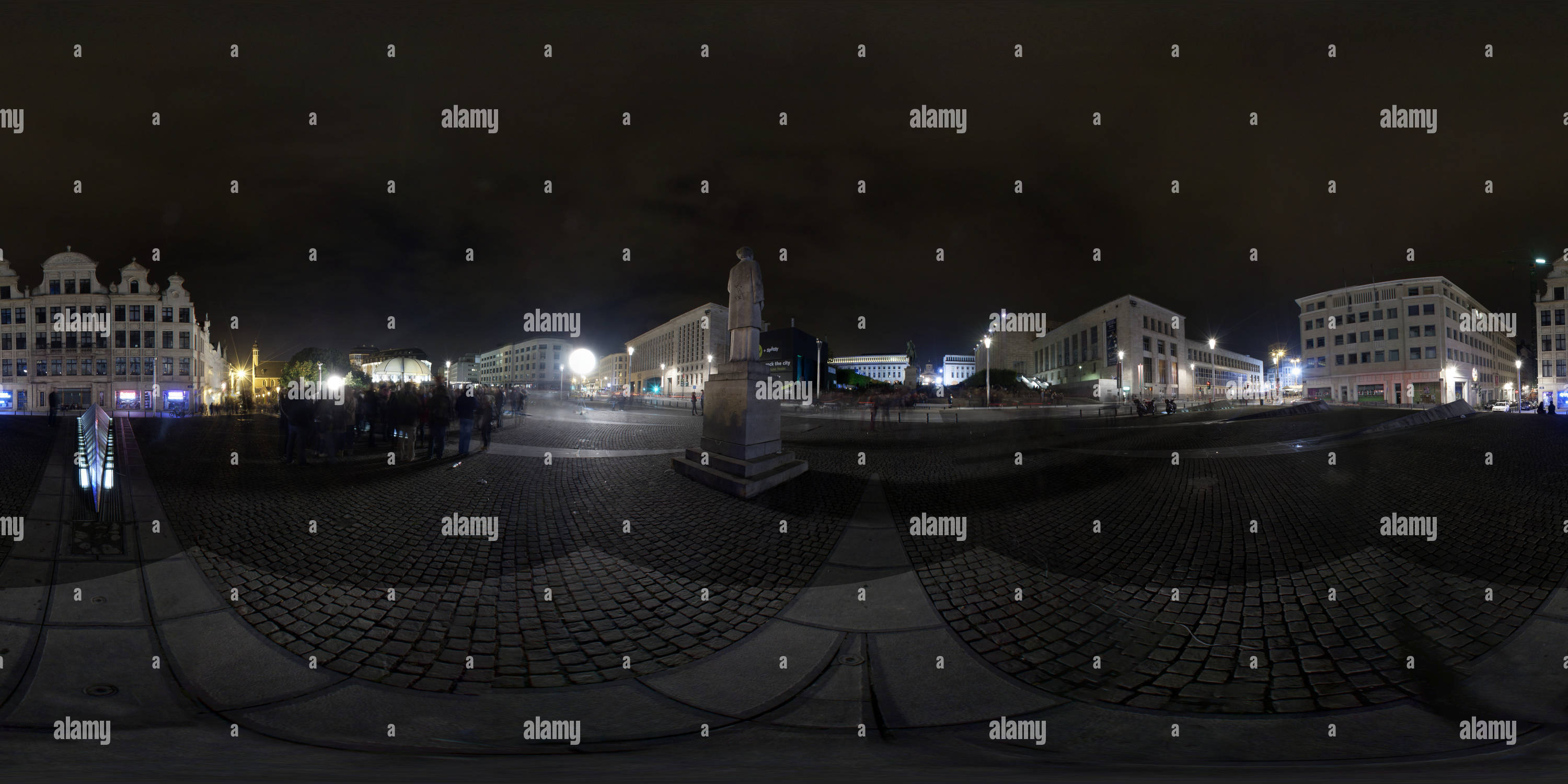 360° view of White Night 2012 - Alamy