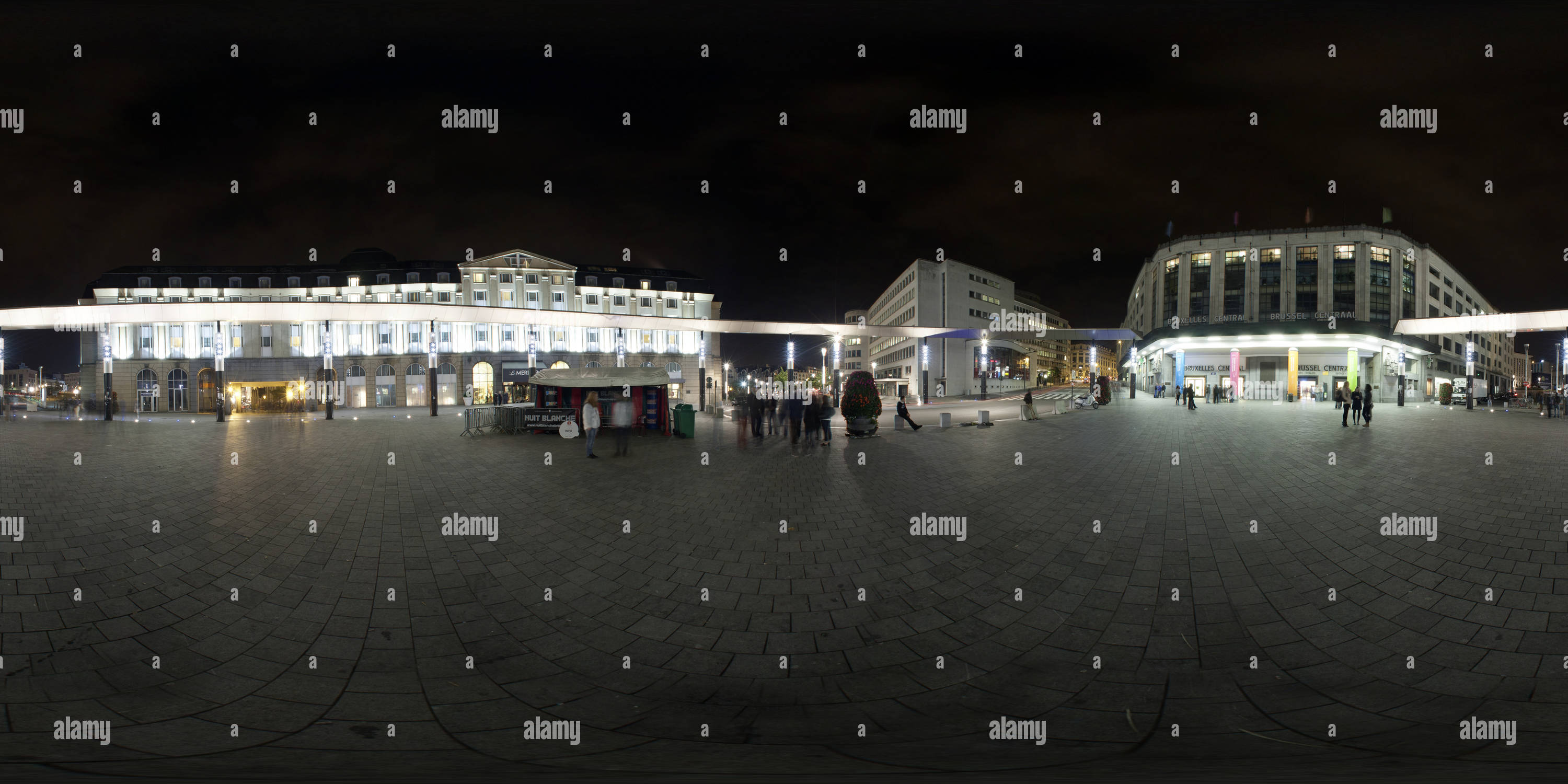 360° view of White Night 2012 - Alamy