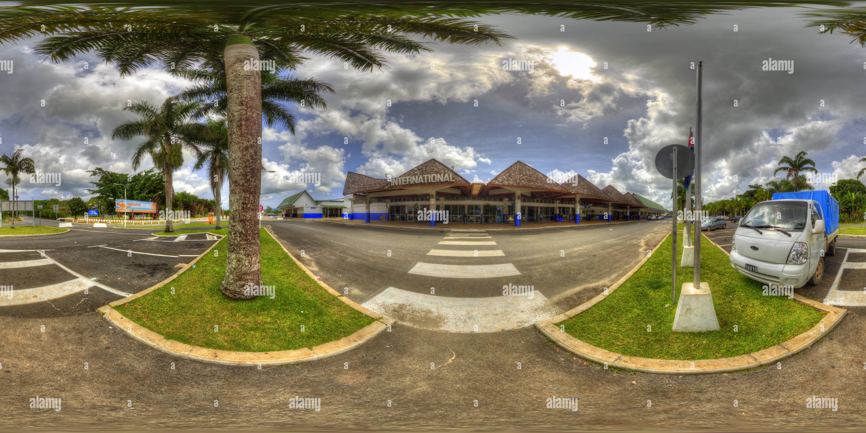 360° view of Bauerfield international airport - Alamy