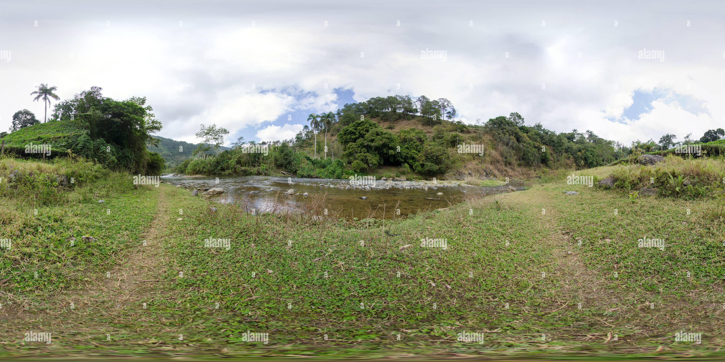 360° view of Yaque del Norte River - Alamy