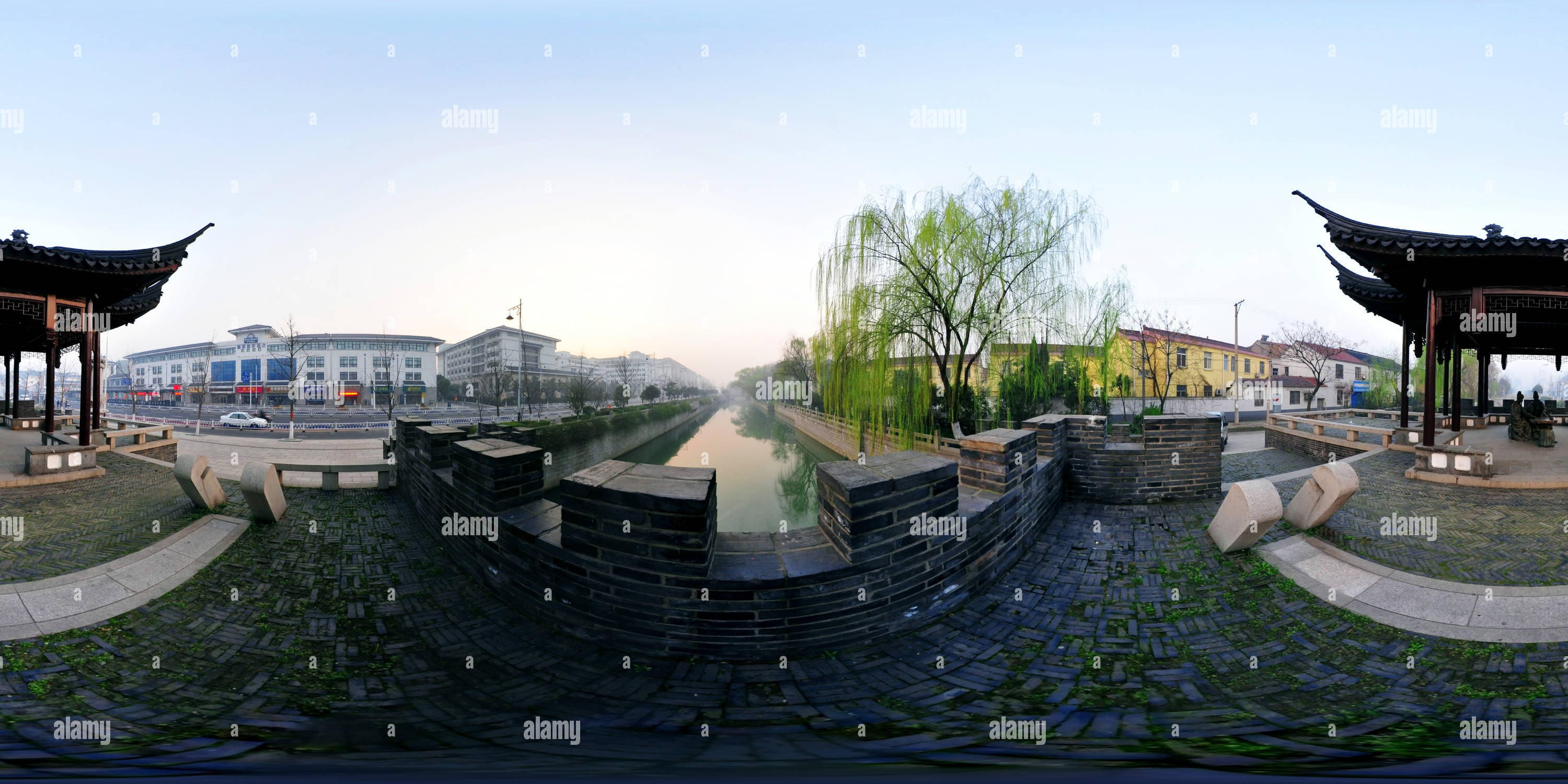 360° view of Beijing-Hangzhou Grand Canal Tongwu Gate 通吴门 (043 - Alamy