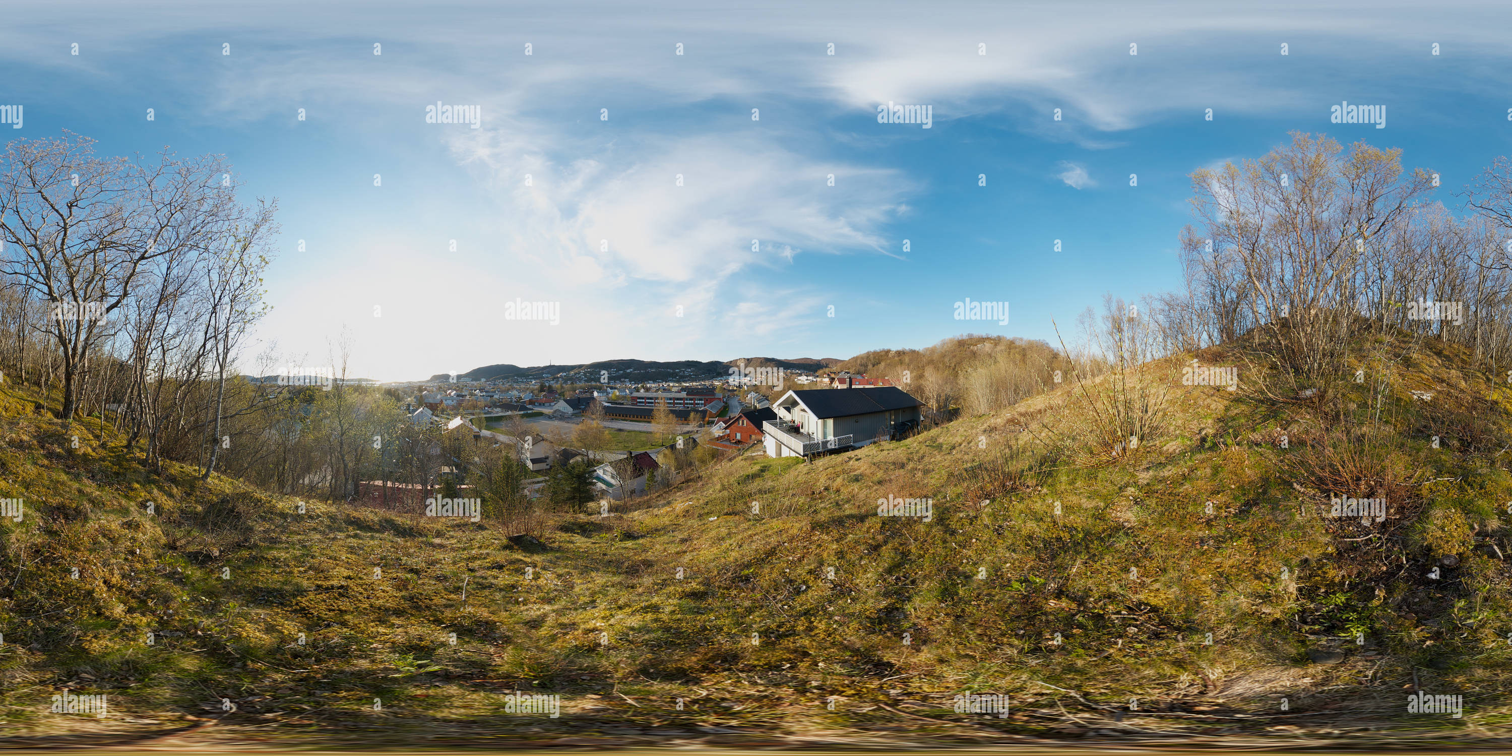 360° view of View from Langåsen. Bodø, Norway - Alamy