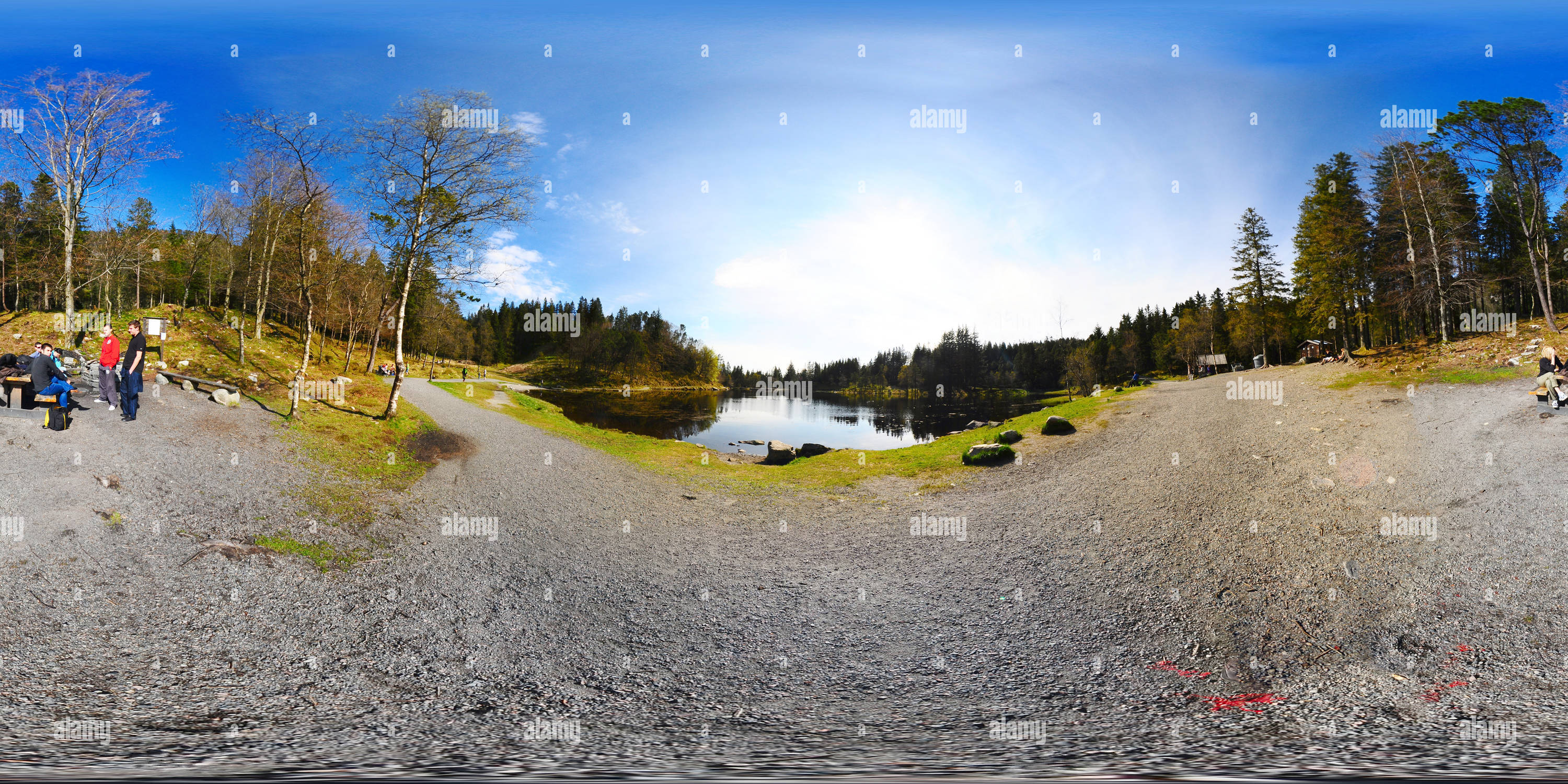 360° view of Hiking around Bergen - Alamy