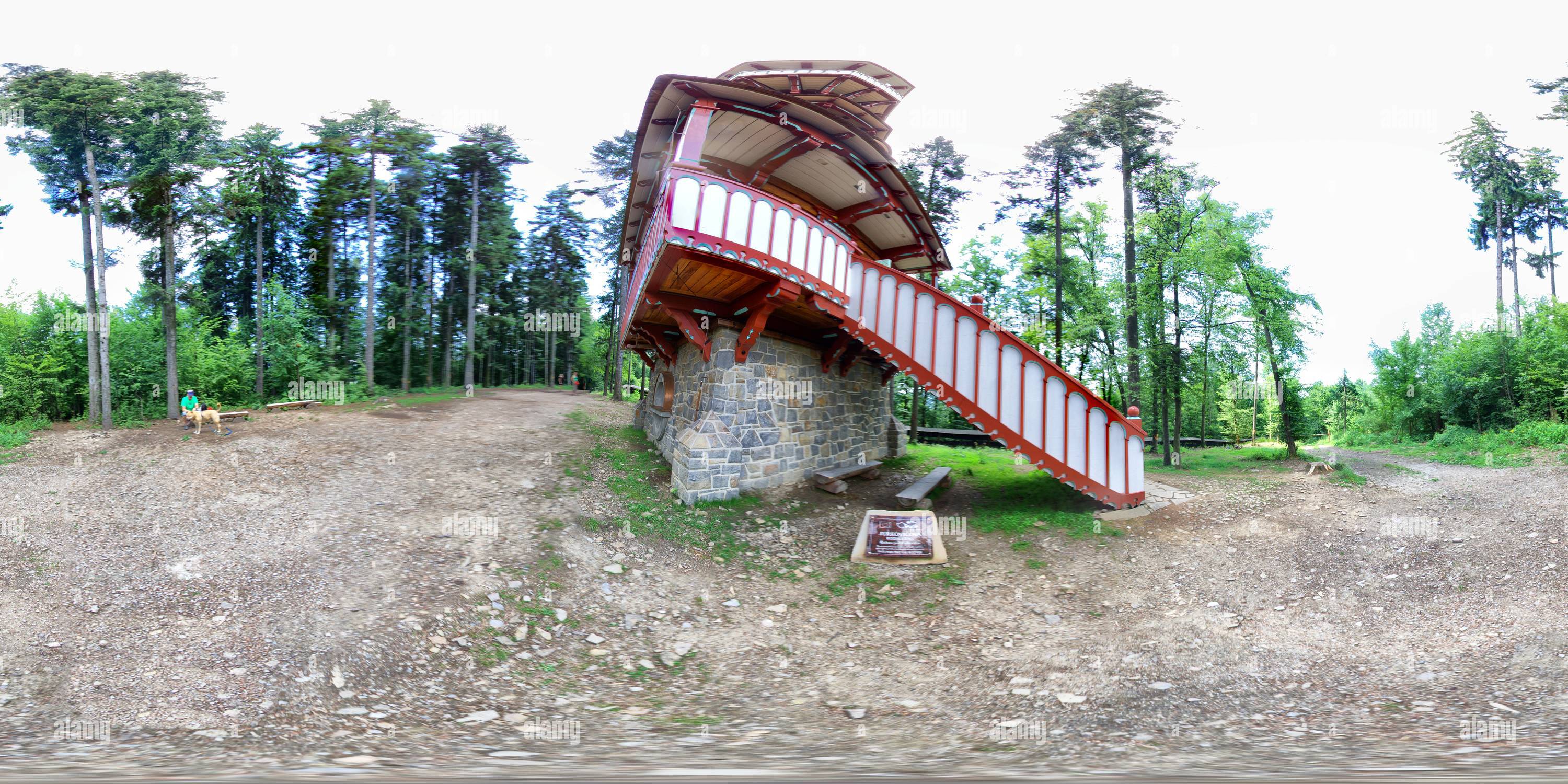 360° view of Jurkovičova rozhledna 2 - Alamy