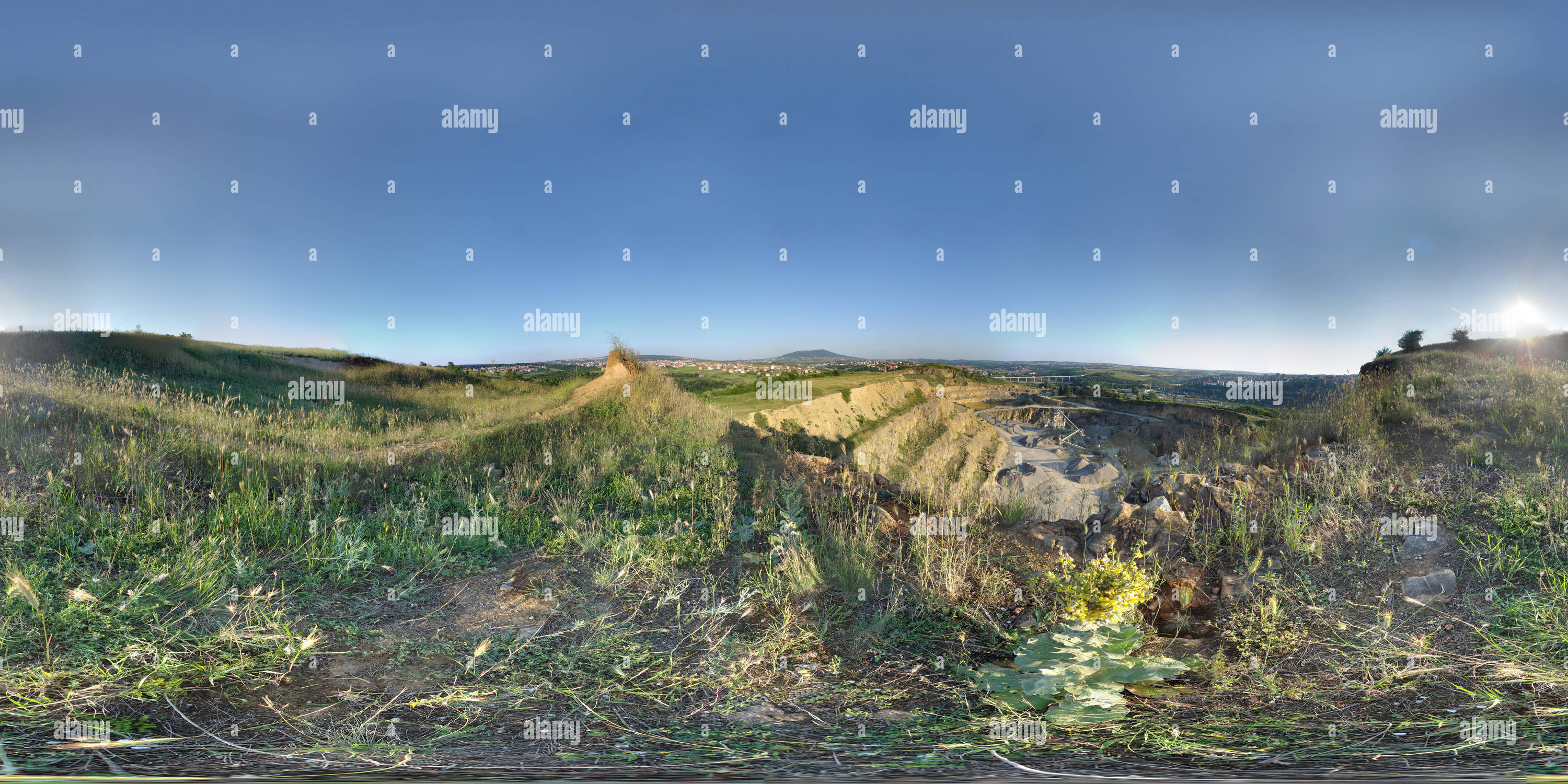 360° view of Limestone Mine "Strazevica - Alamy