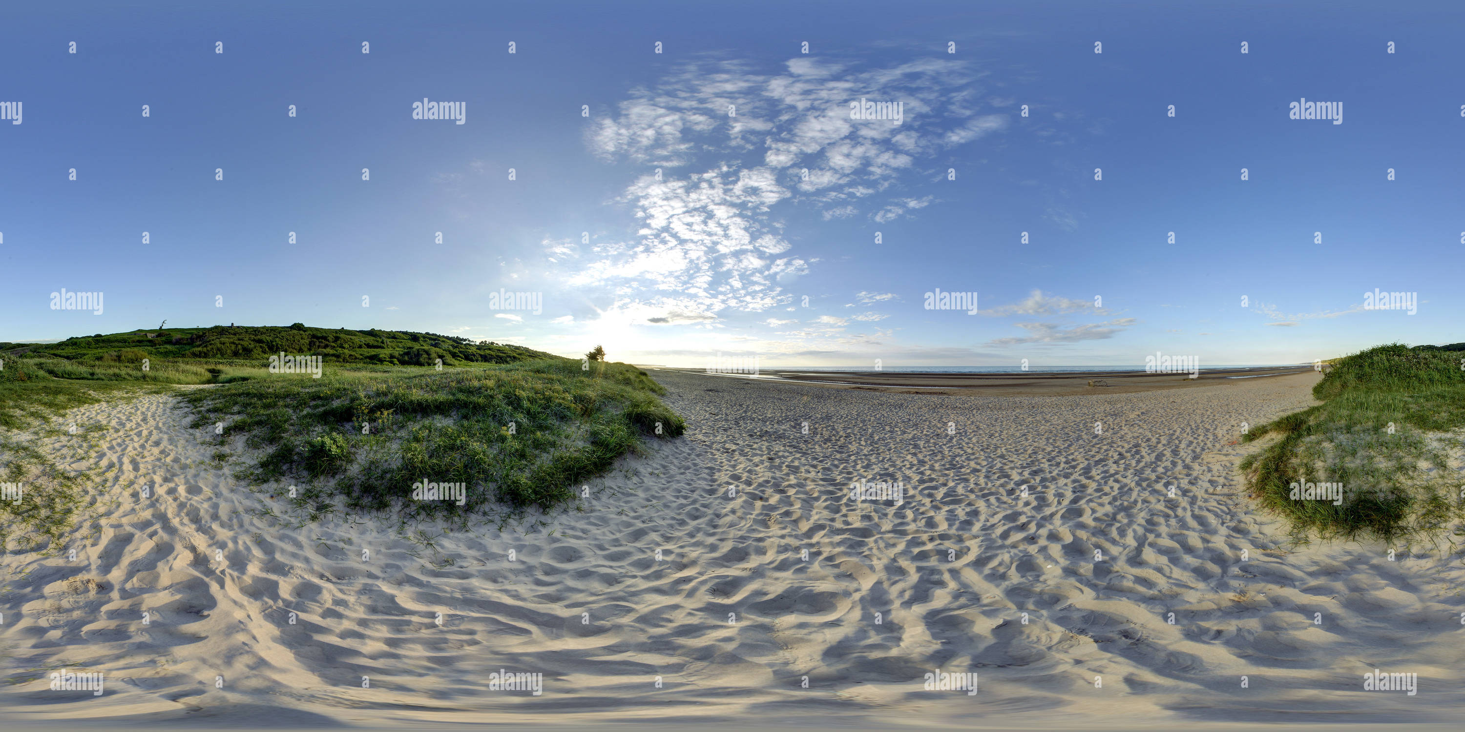360° view of Normandy Omaha Beach 5 - Alamy