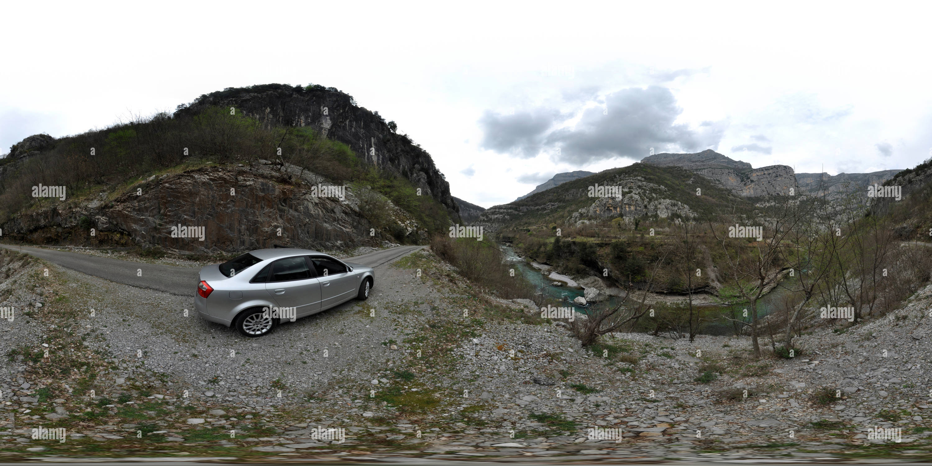 360° view of Cijevna Canyon - April 2014 - Alamy