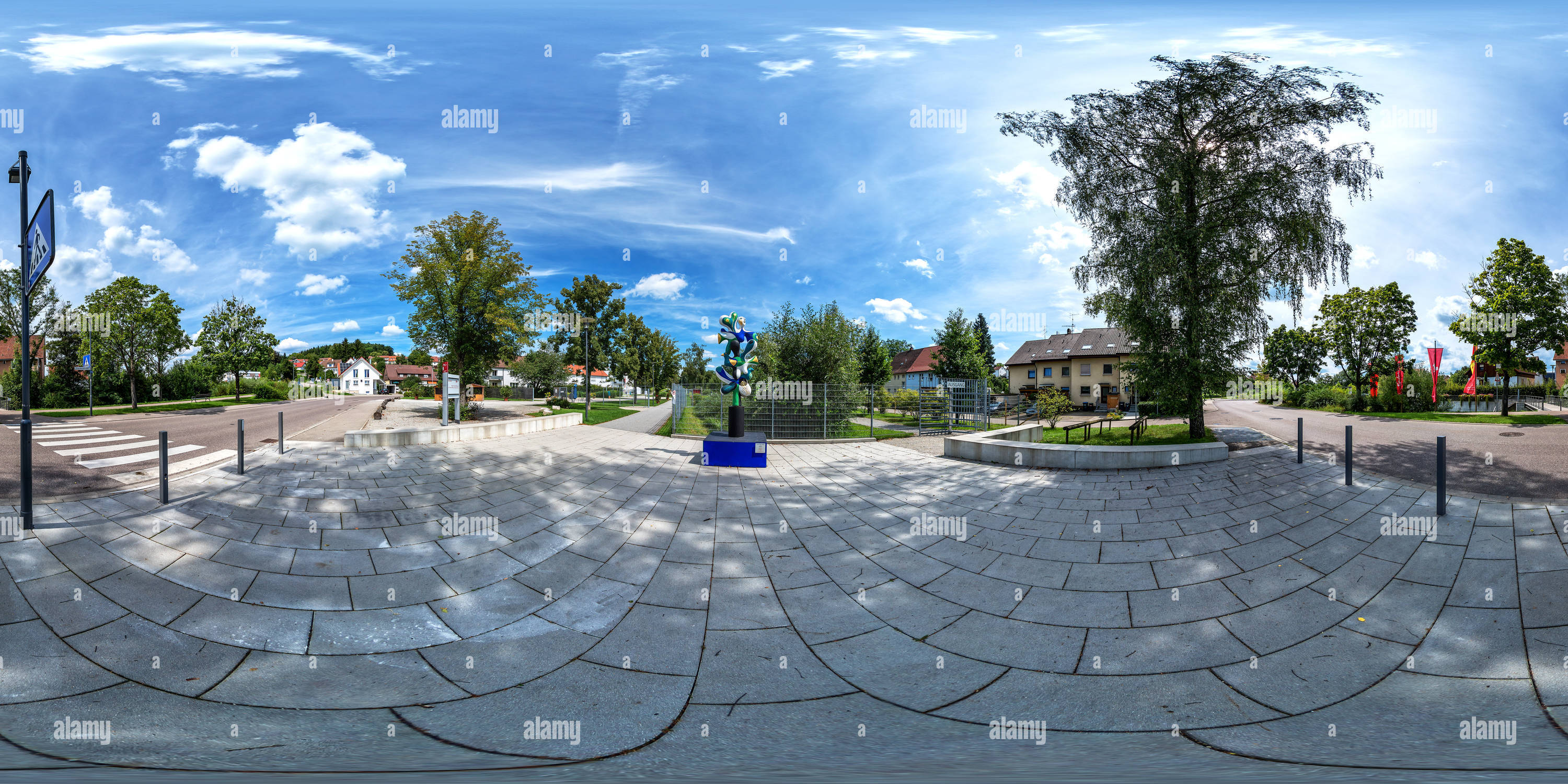 360° view of Rechberghausen - Gartenschaugelände am Ausgang zur ...