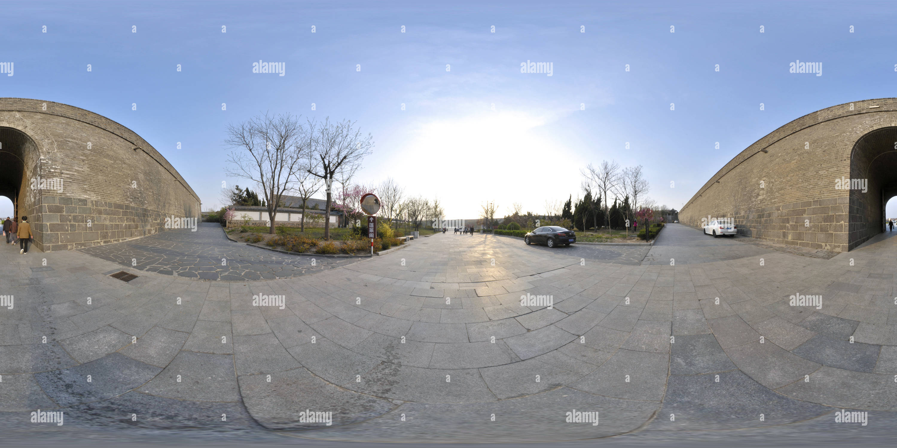 360° view of City gate (765) 城门 - Alamy