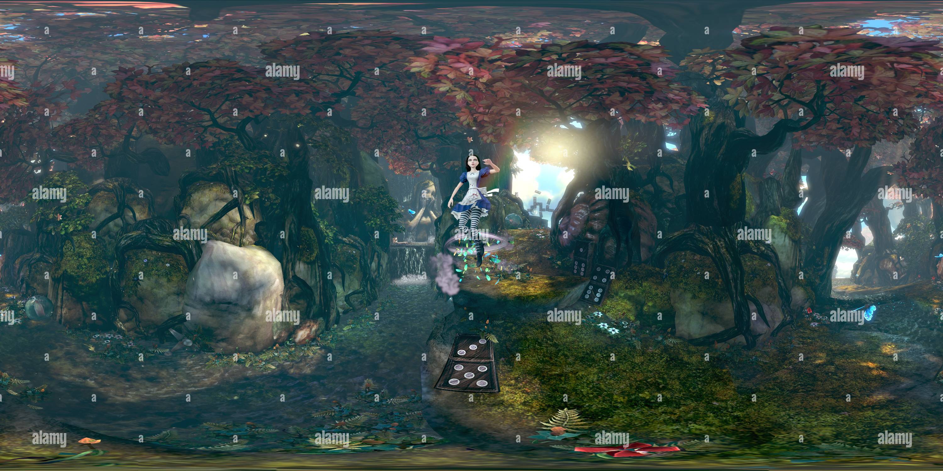 360° view of Jumping Alice, The Vale of Tears, Alice Madness Returns ...