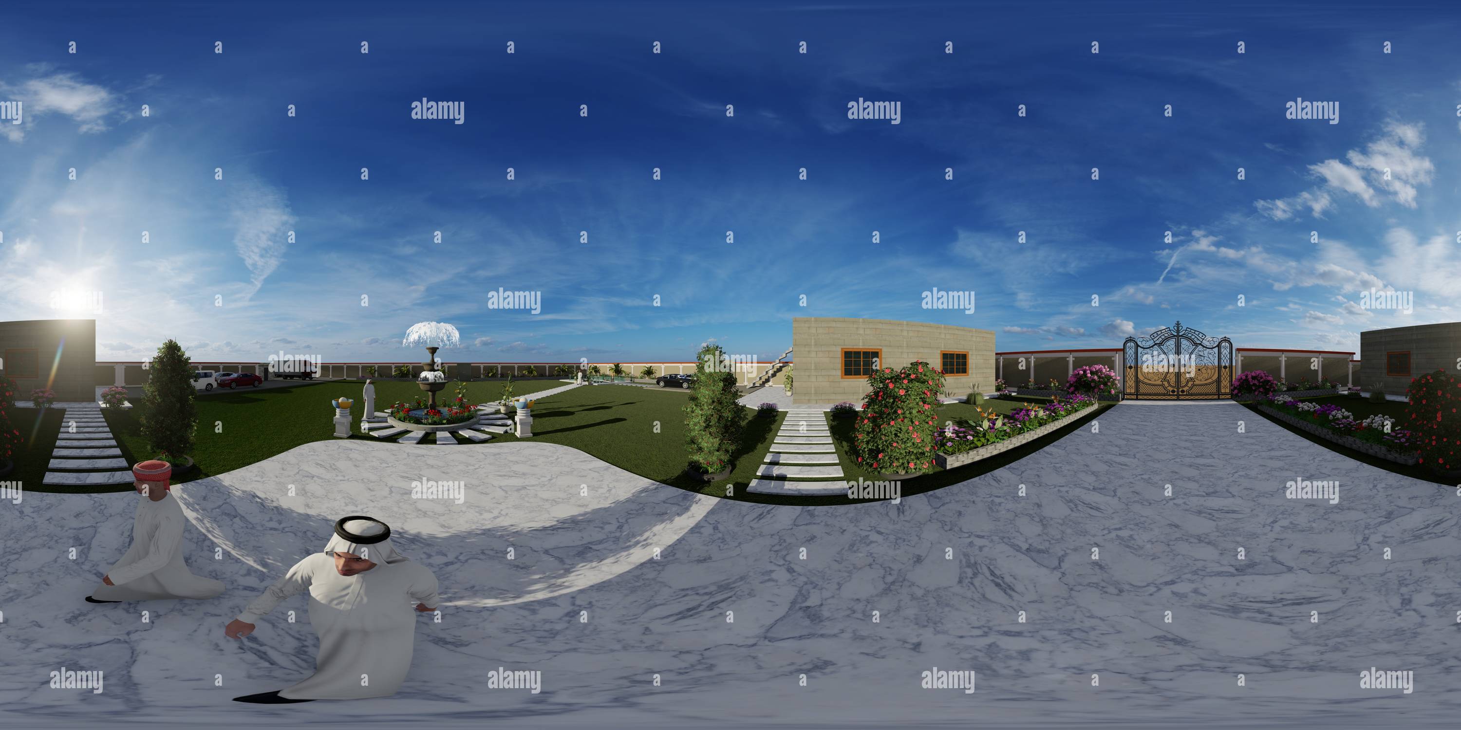 360° view of Saudi Arabia 6 - Alamy