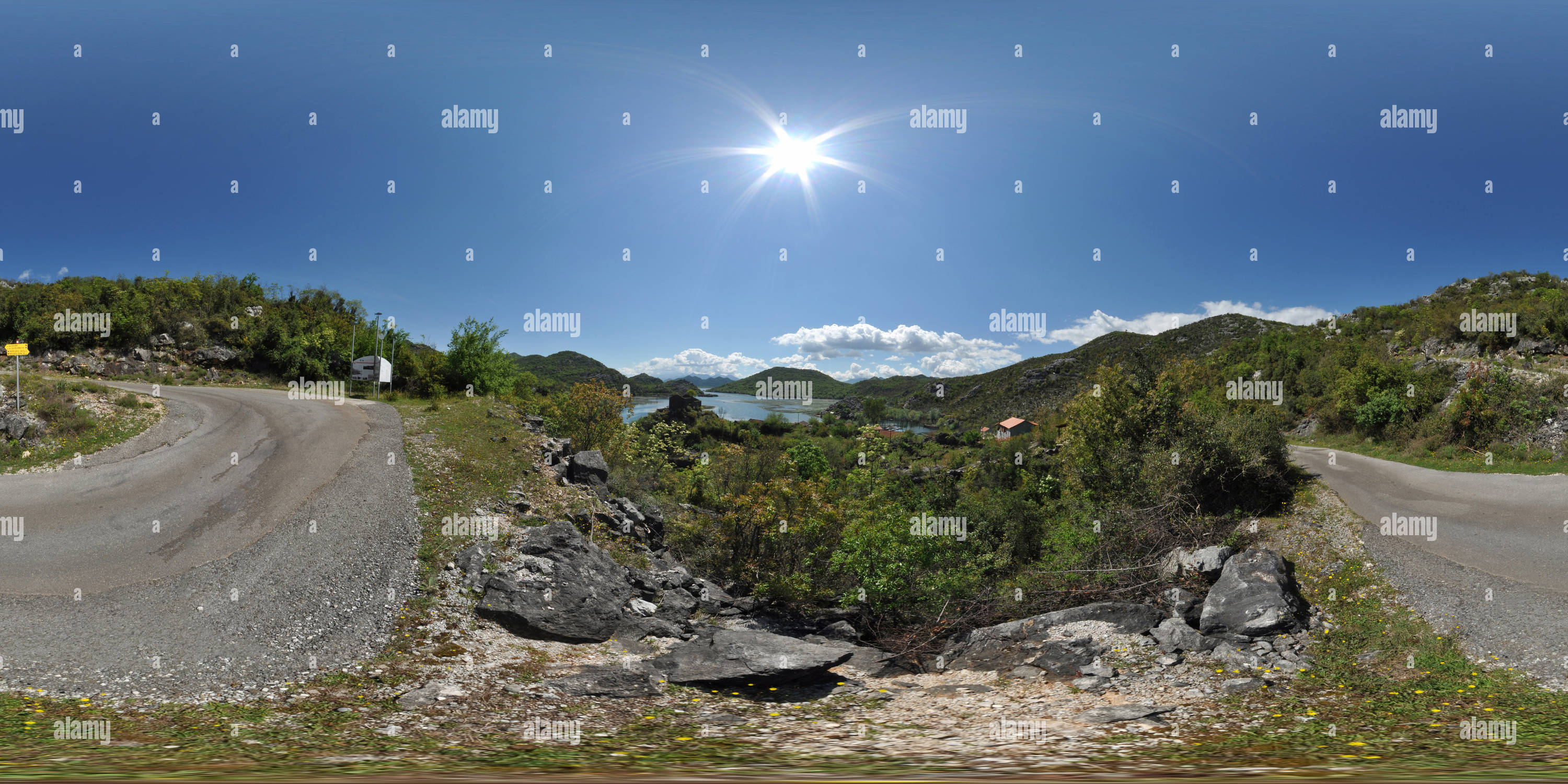 360° view of Karuc Vilage On Skadar Lake - Alamy