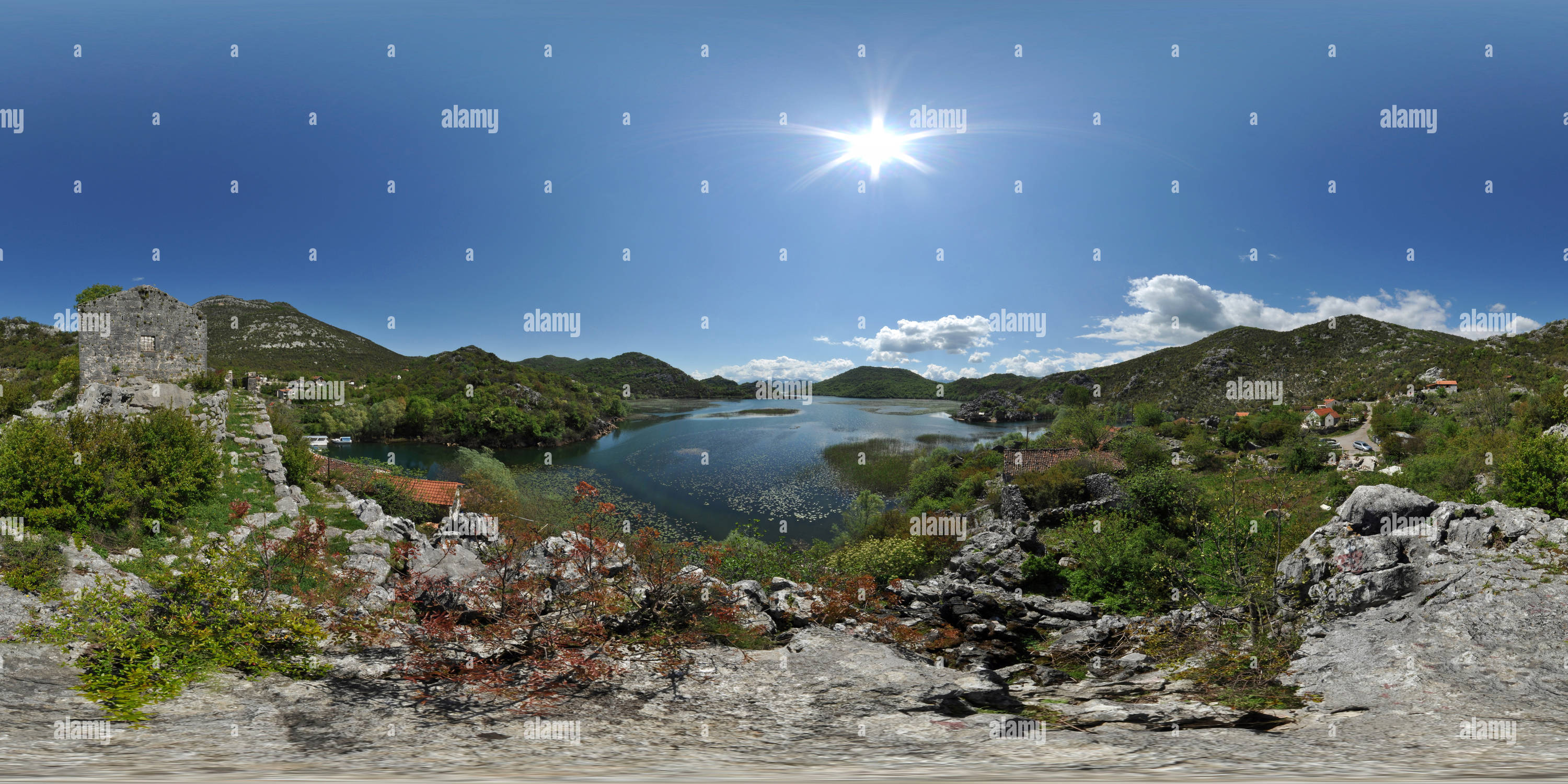 360° view of Karuc On Skadar Lake - Alamy