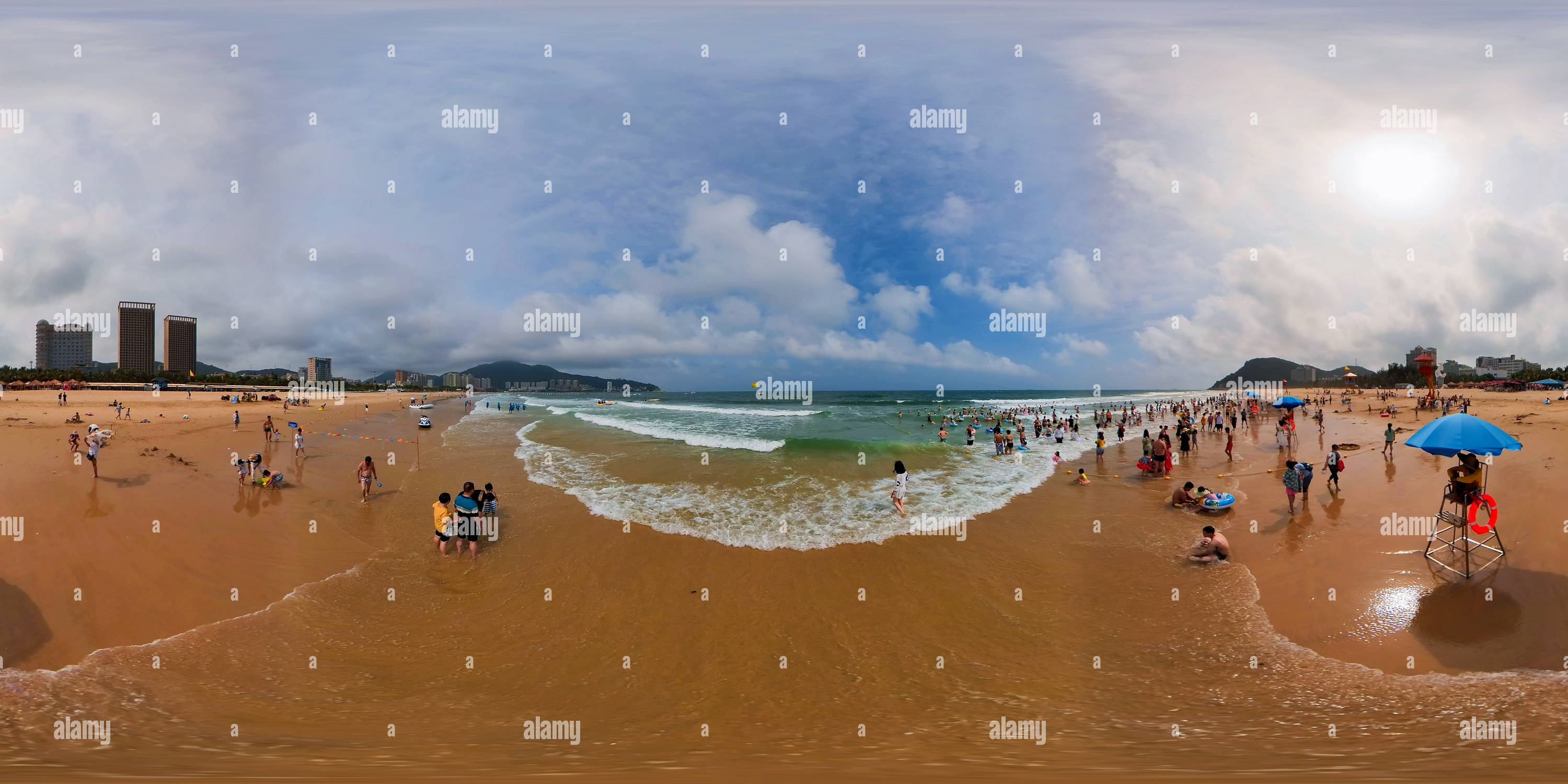 360° view of Beach 1 海滨浴场1 - Alamy