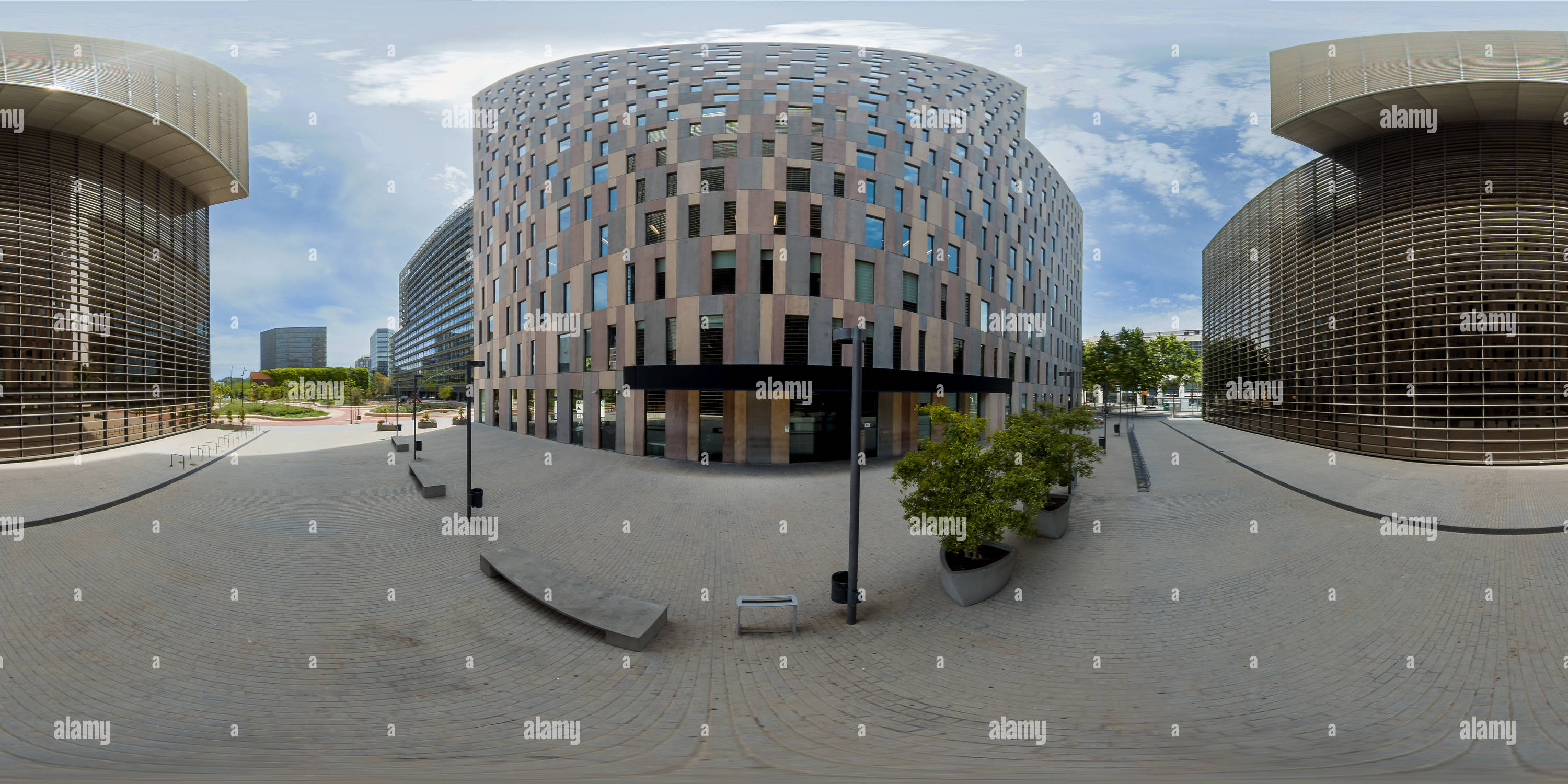 360° view of Barcelona 360vr 22@ Tecnologic District 03 Without People ...