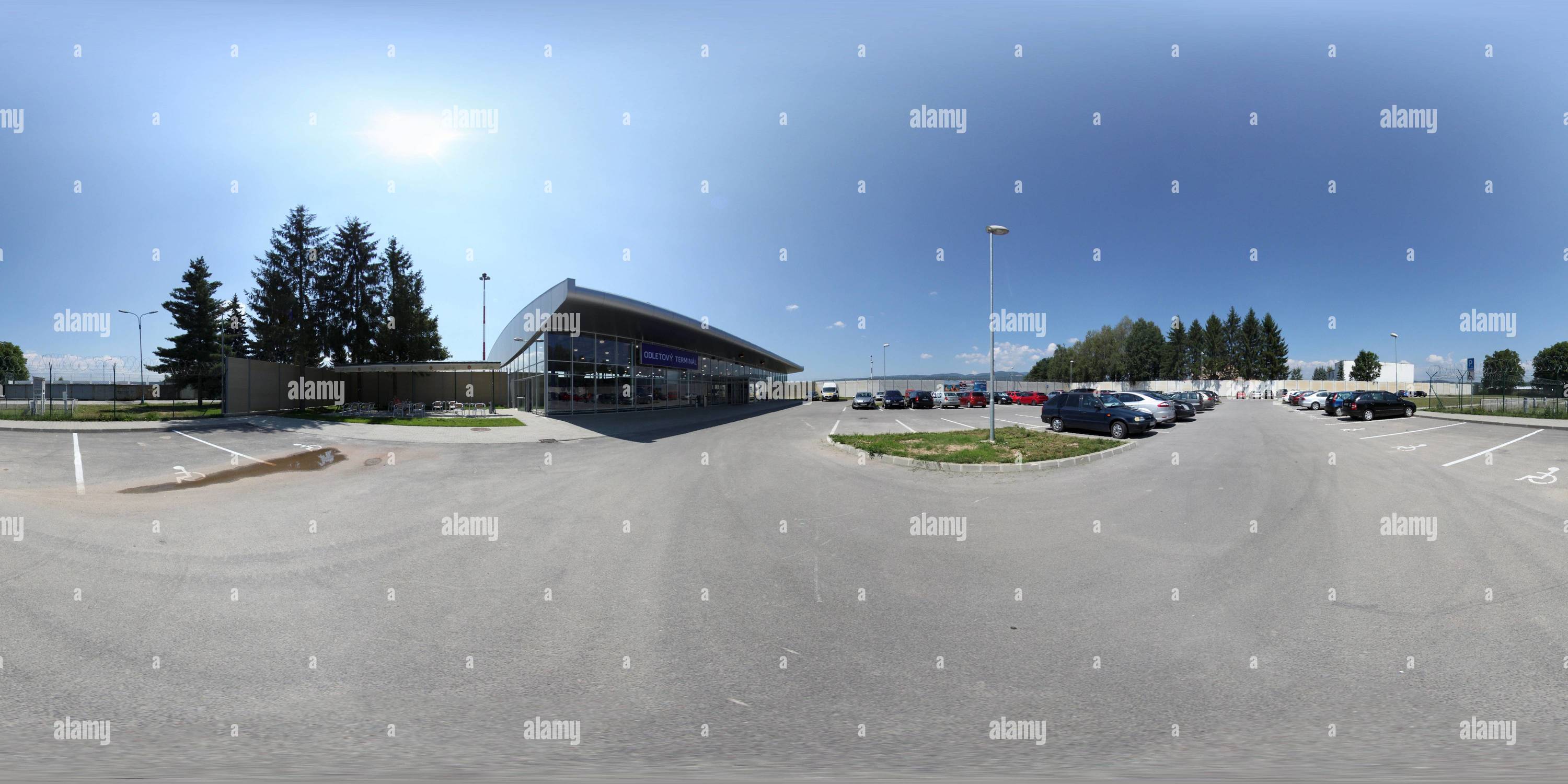 360° view of Airport Sliac, Slovakia - new terminal - Alamy