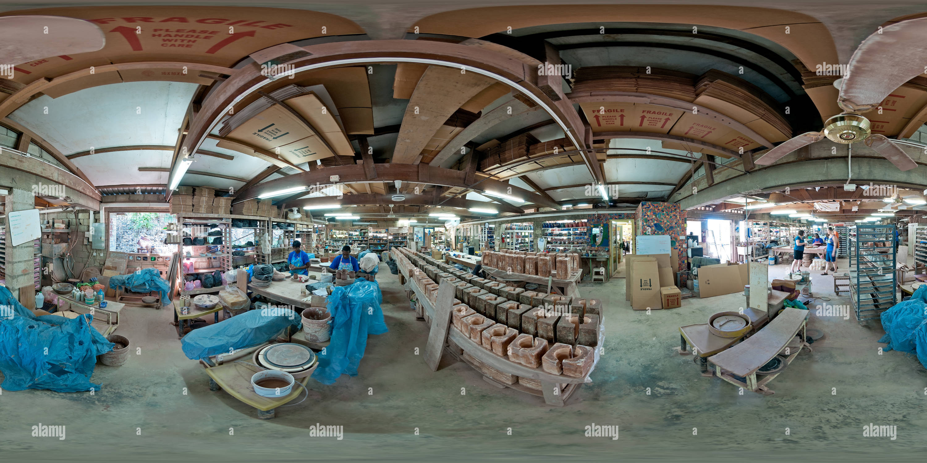 Barbados earthworks pottery hi-res stock photography and images - Alamy