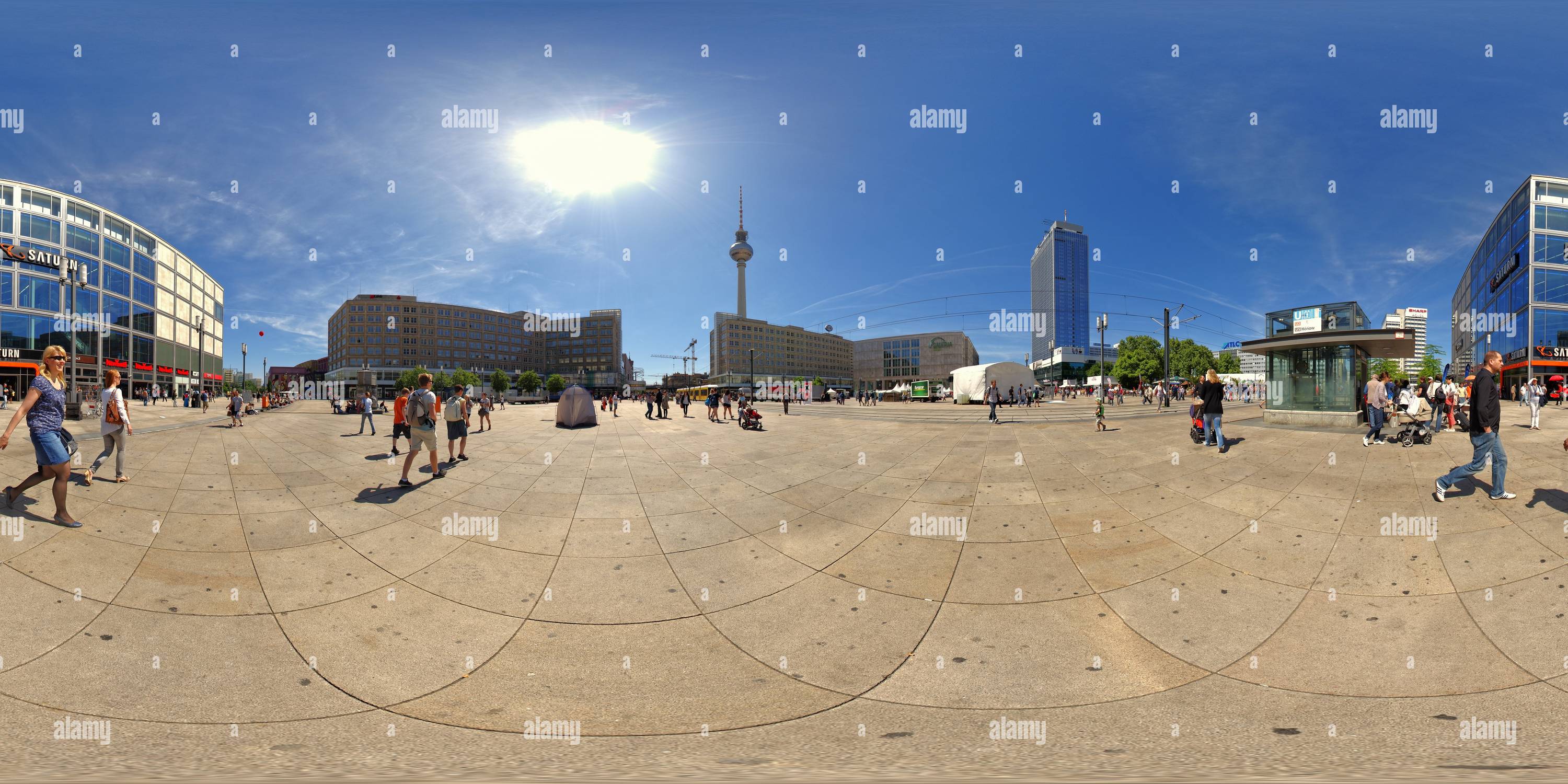 360° view of Berlin Alexanderplatz 2 - Alamy