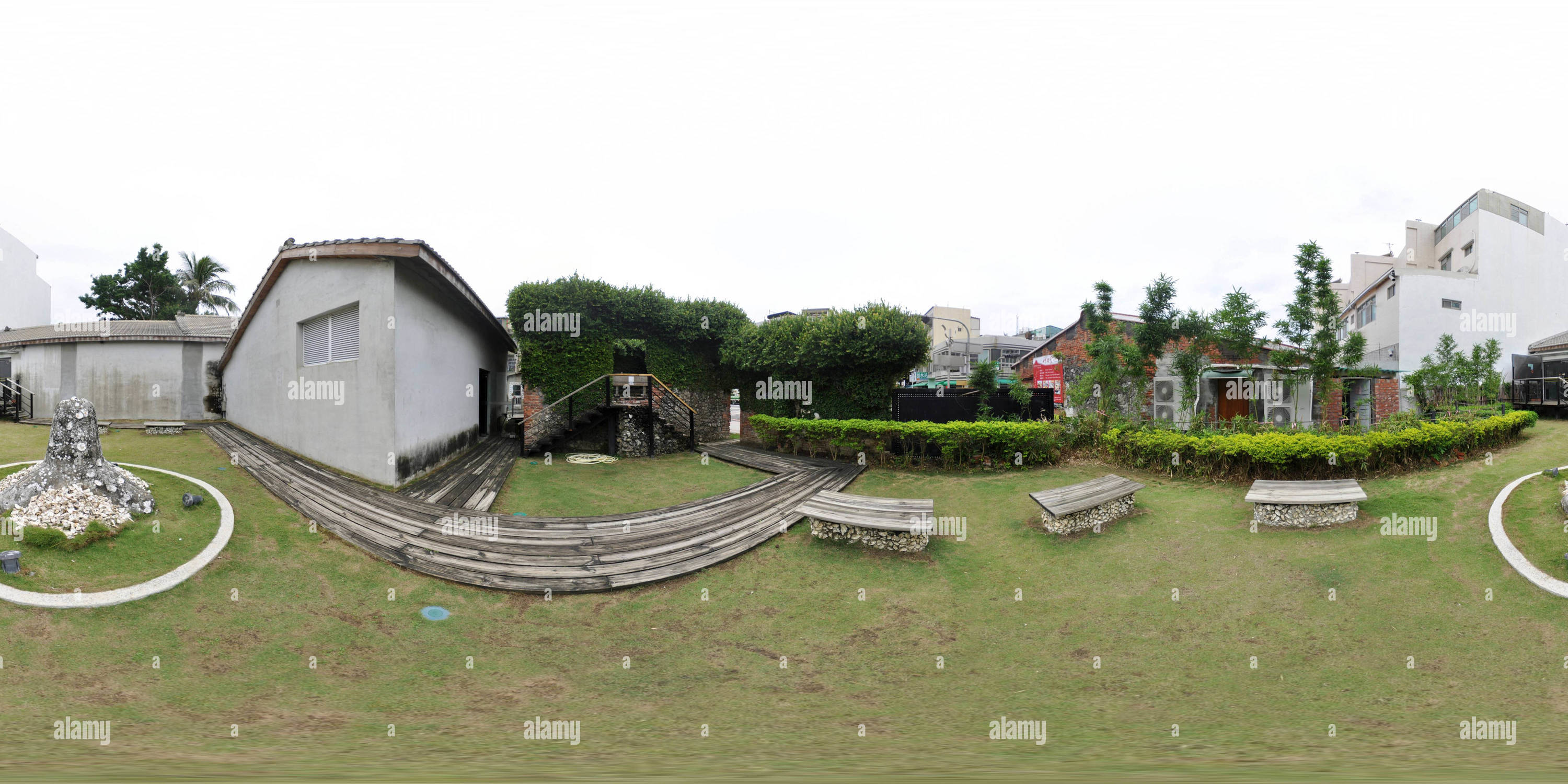360° view of Oyster Shell Cement Kiln - Alamy