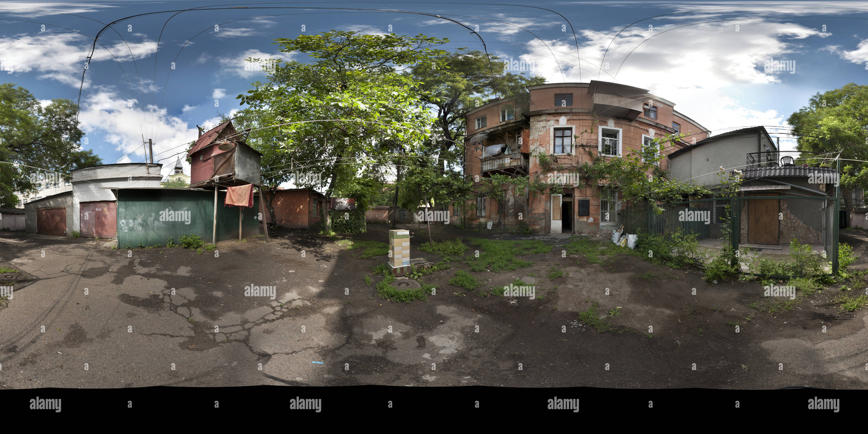 360° view of Staroportofrankovskaja 30 Dvor - Alamy