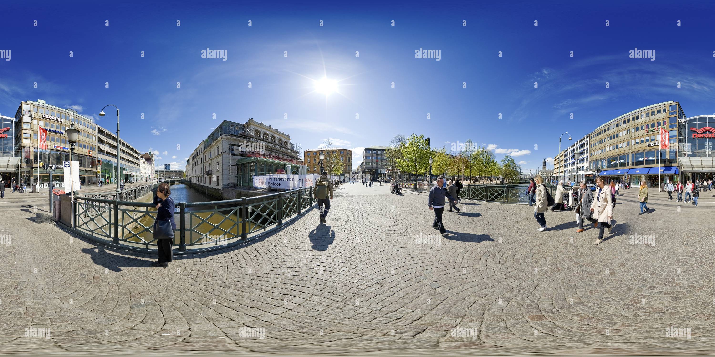 360° view of Nordstan (Femman) Goteborg - Alamy