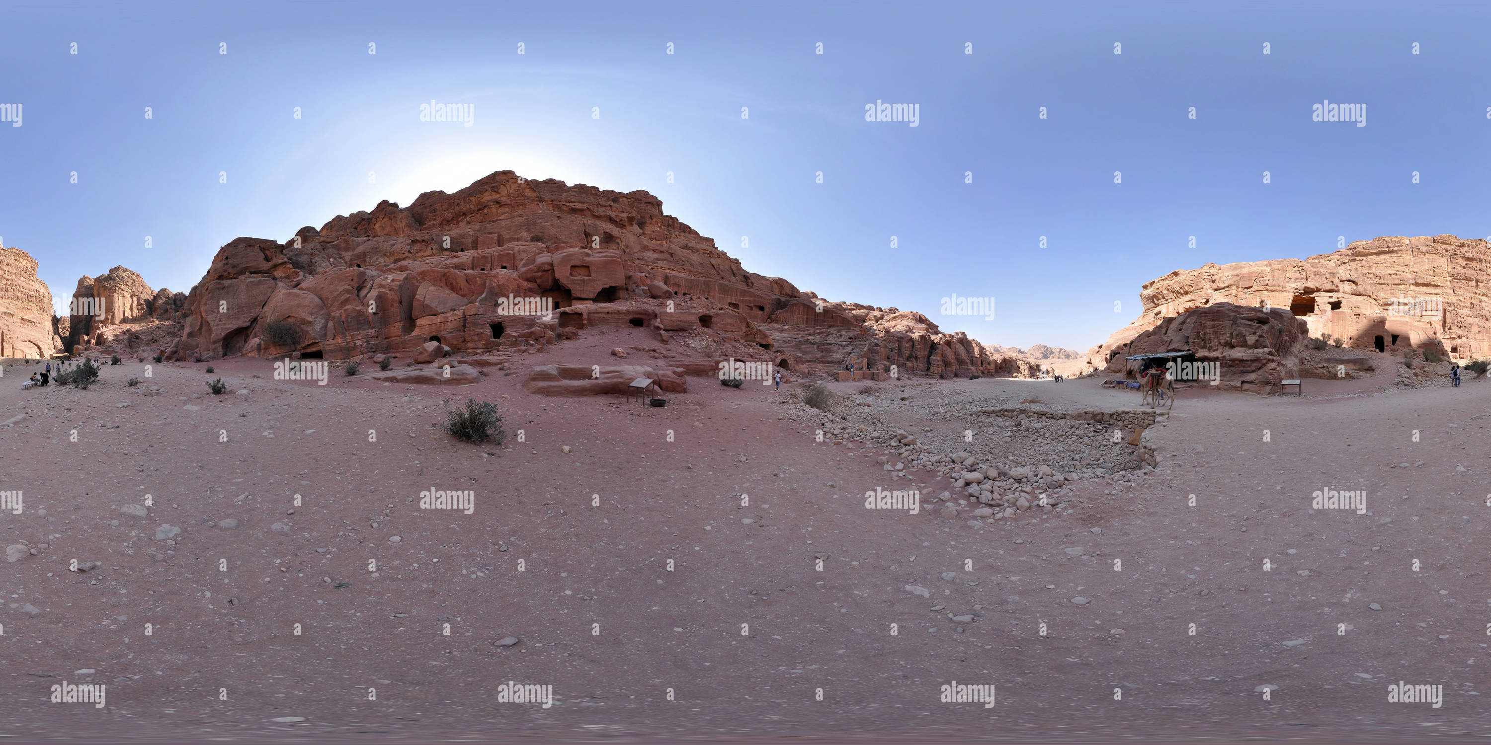 360° view of Petra, near Roman Amphitheatre - Alamy
