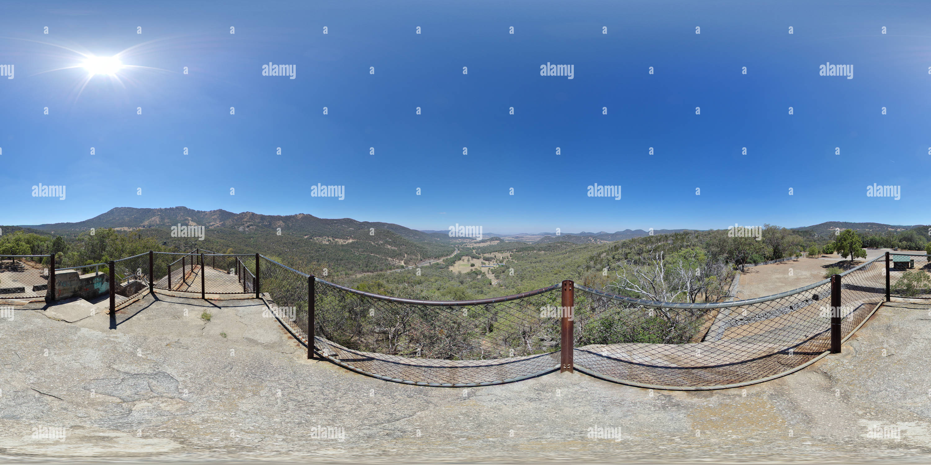 360° view of Moonbi Lookout on the New England Plateau - Alamy