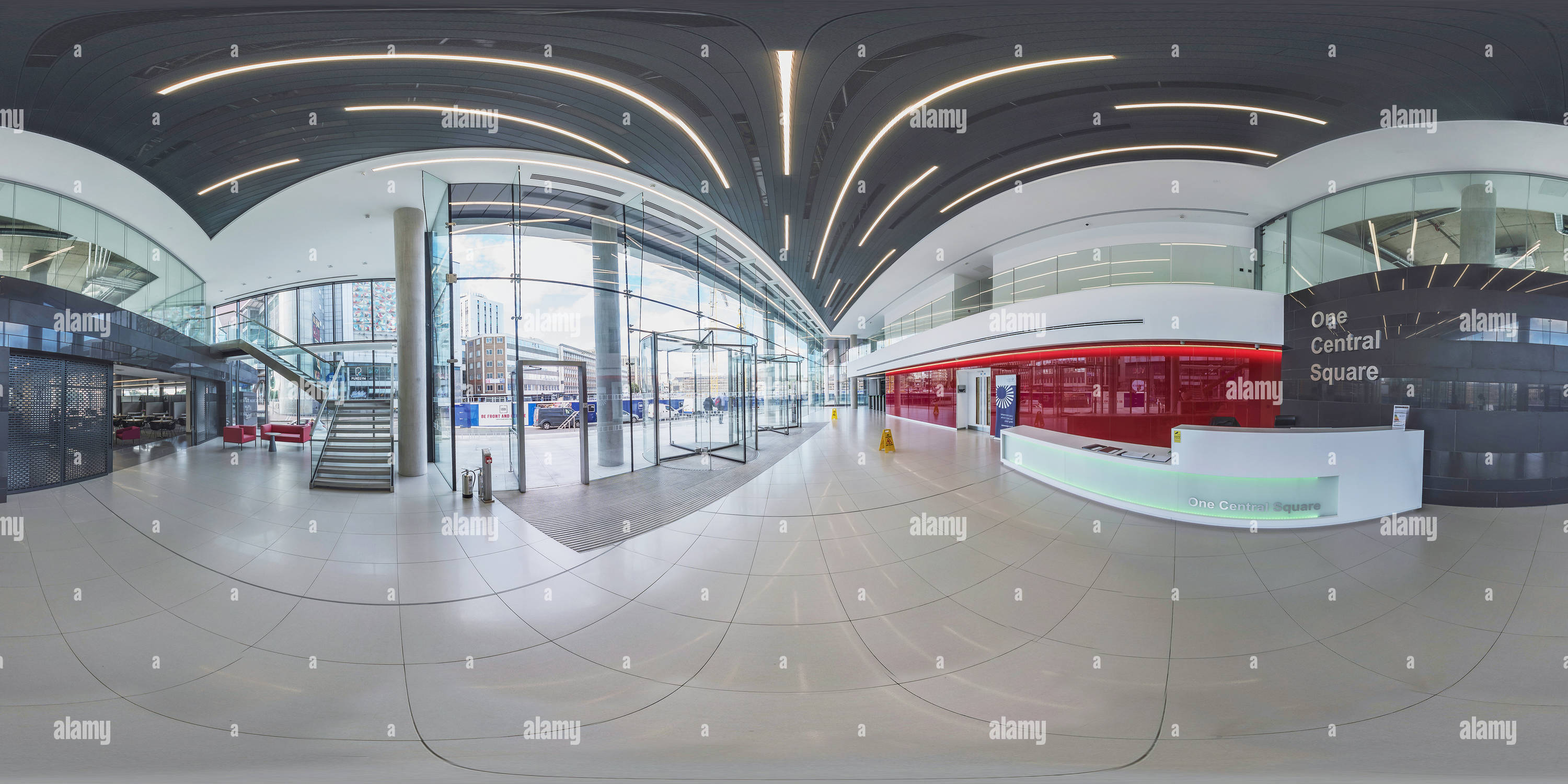 360° view of One Central Square Cardiff - Alamy