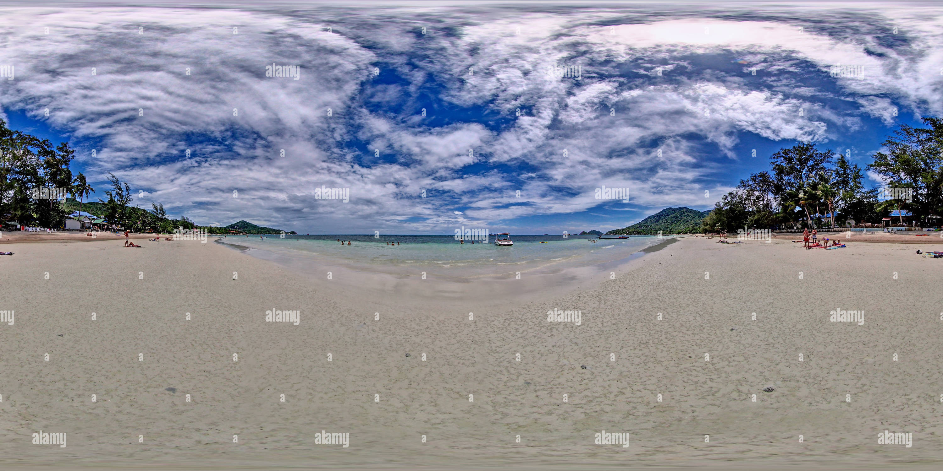360° view of Sairee Beach - Koh Tao, Thailand - Alamy