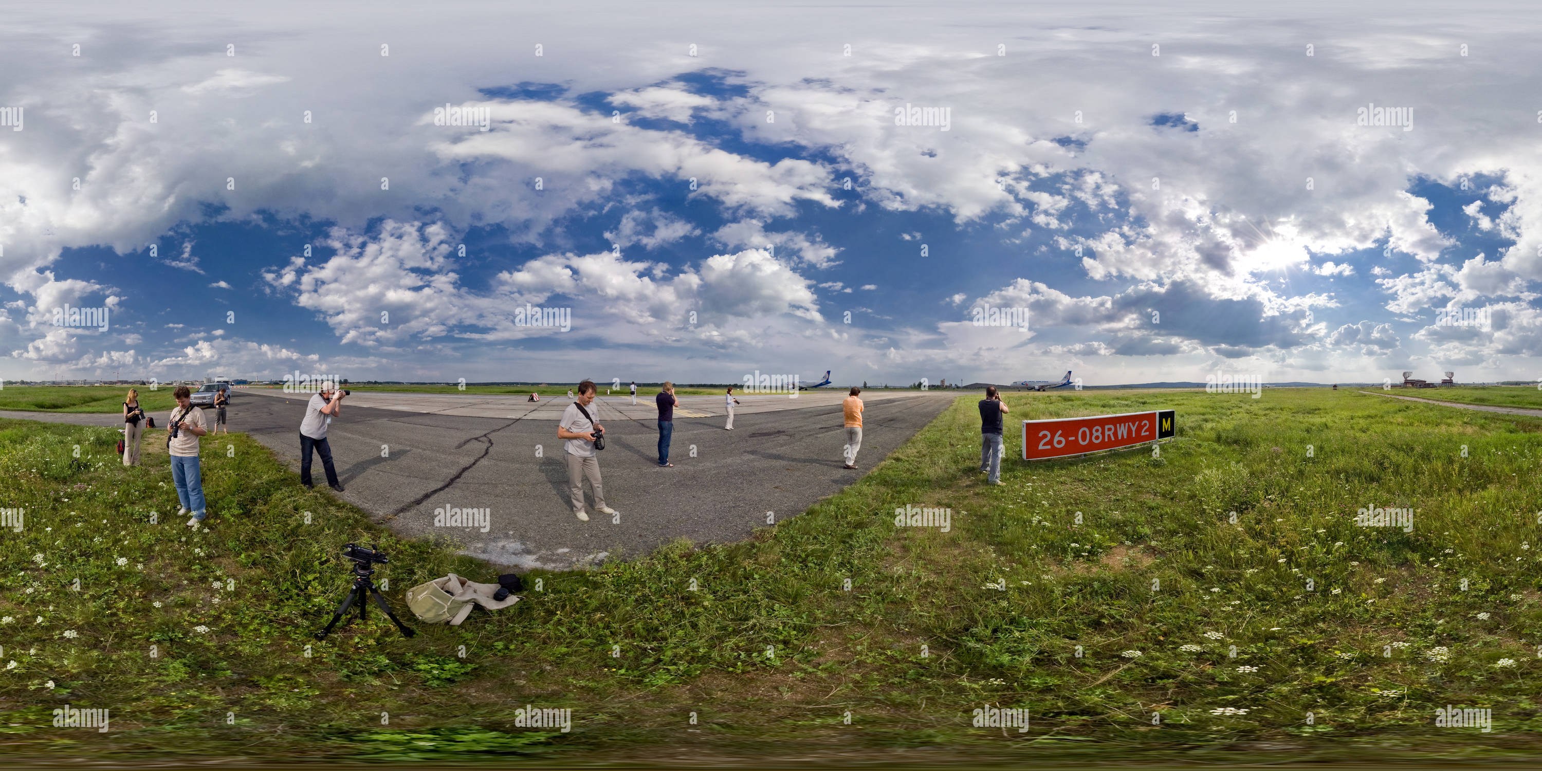 360° view of Koltsovo Airport - Airfield #1 - Alamy
