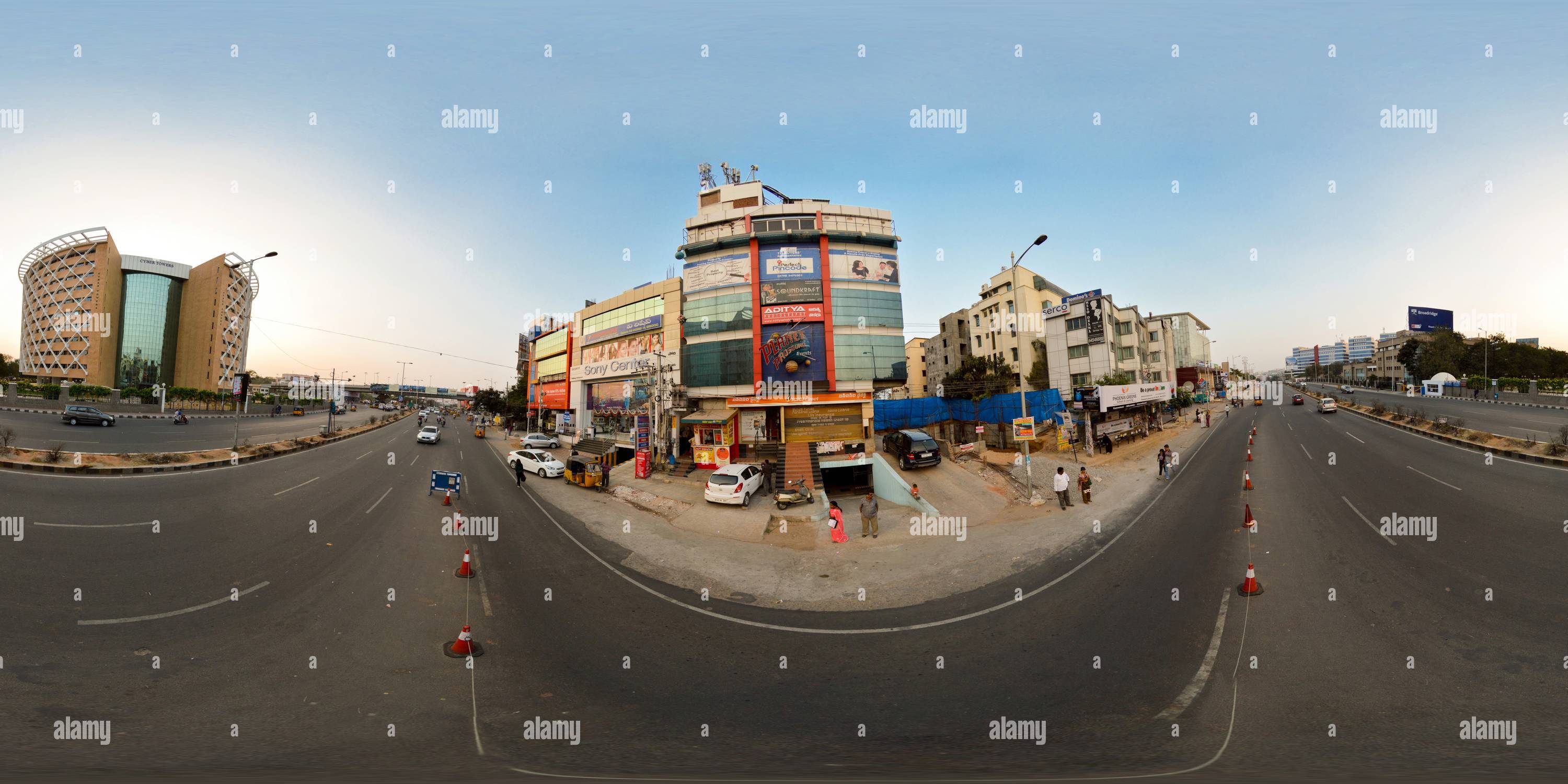 360° view of Aditya Photography Cyber Towers - Alamy