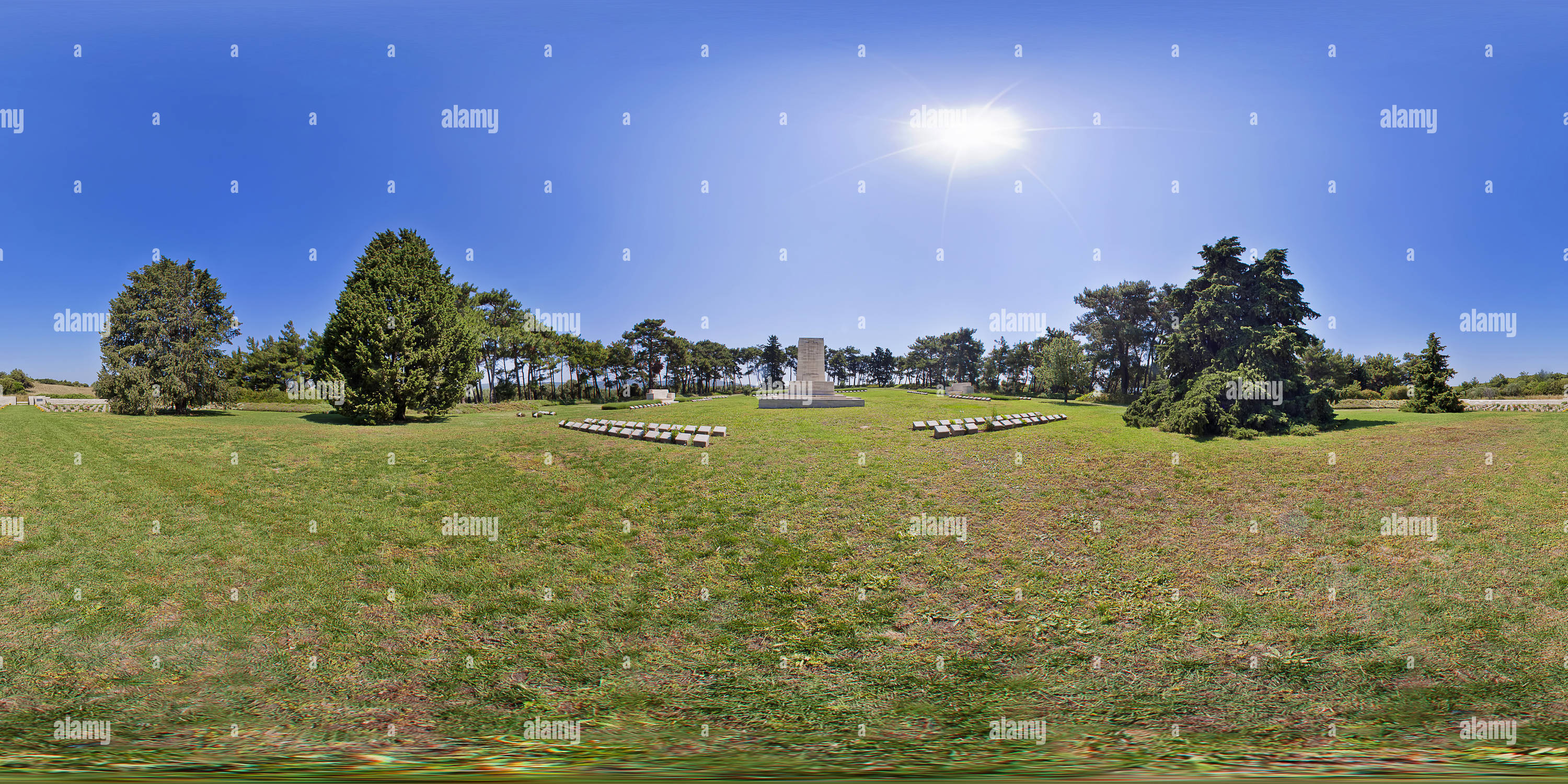 360° view of Green Hill Cemetery - Alamy