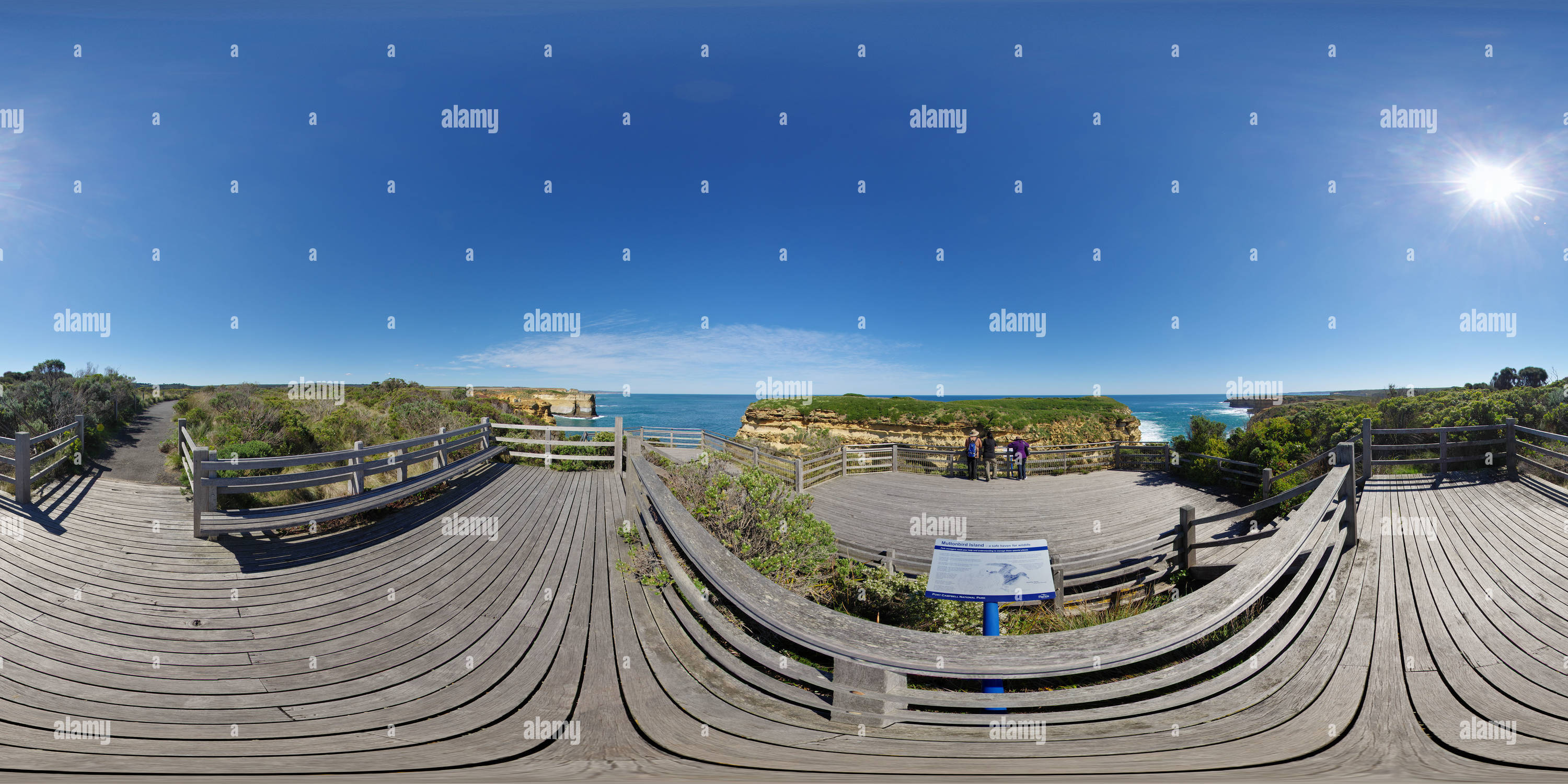 360° view of Mutton Bird Island at Great Ocean Road - Alamy