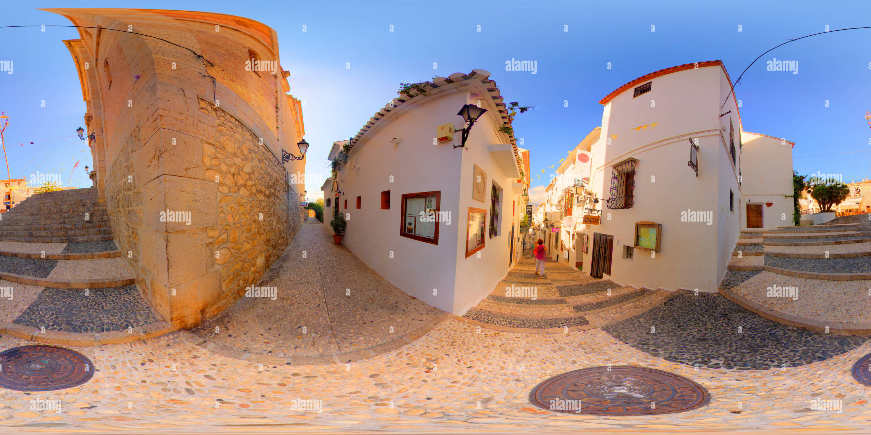 360° View Of Altea Old Town Alamy