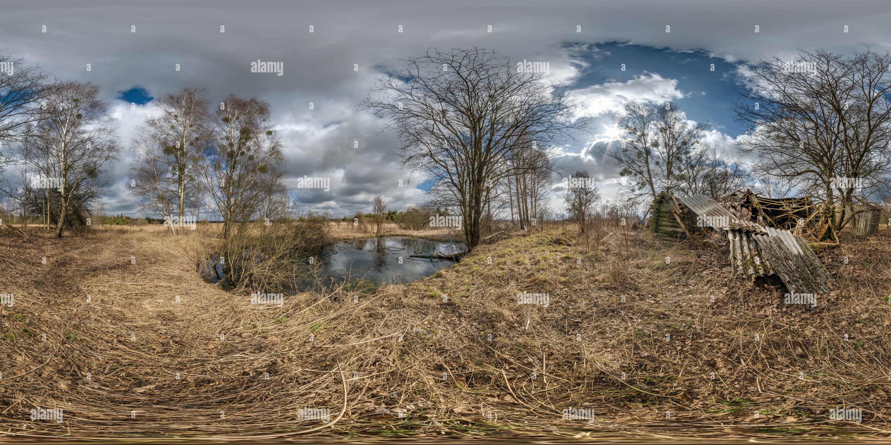 360° view of full seamless spherical hdri 360 panorama view near ...