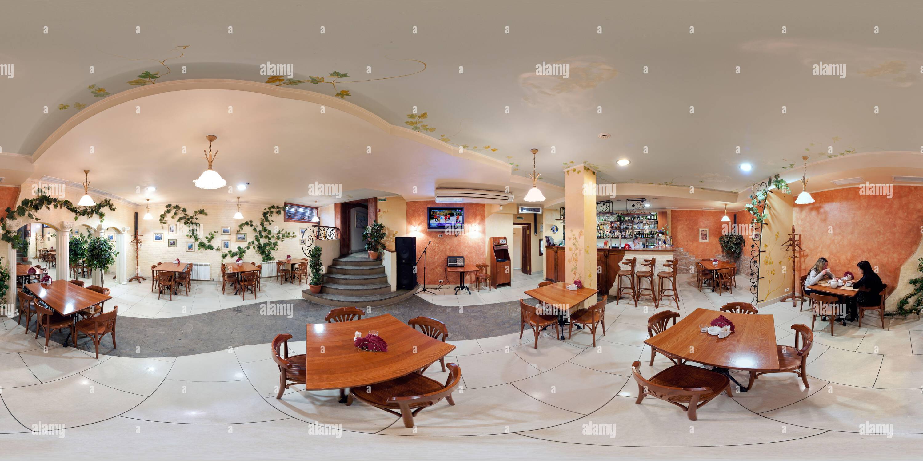 360° view of Seamless full spherical 360 degree panorama in ...