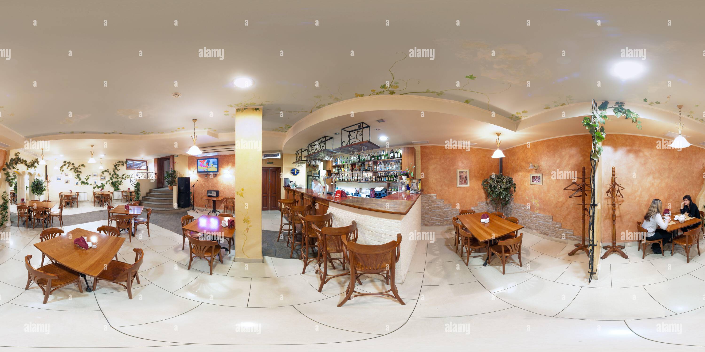 360° view of Seamless full spherical 360 degree panorama in ...