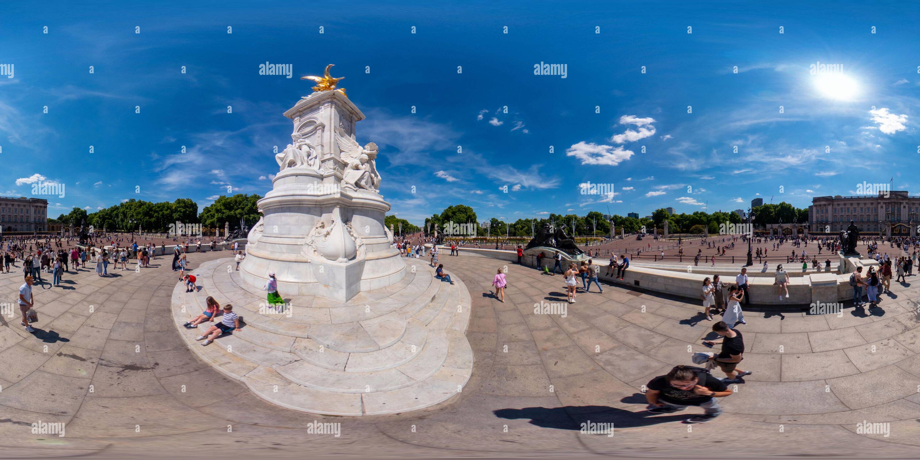 360° view of 360 photo Victoria Memorial London UK - Alamy