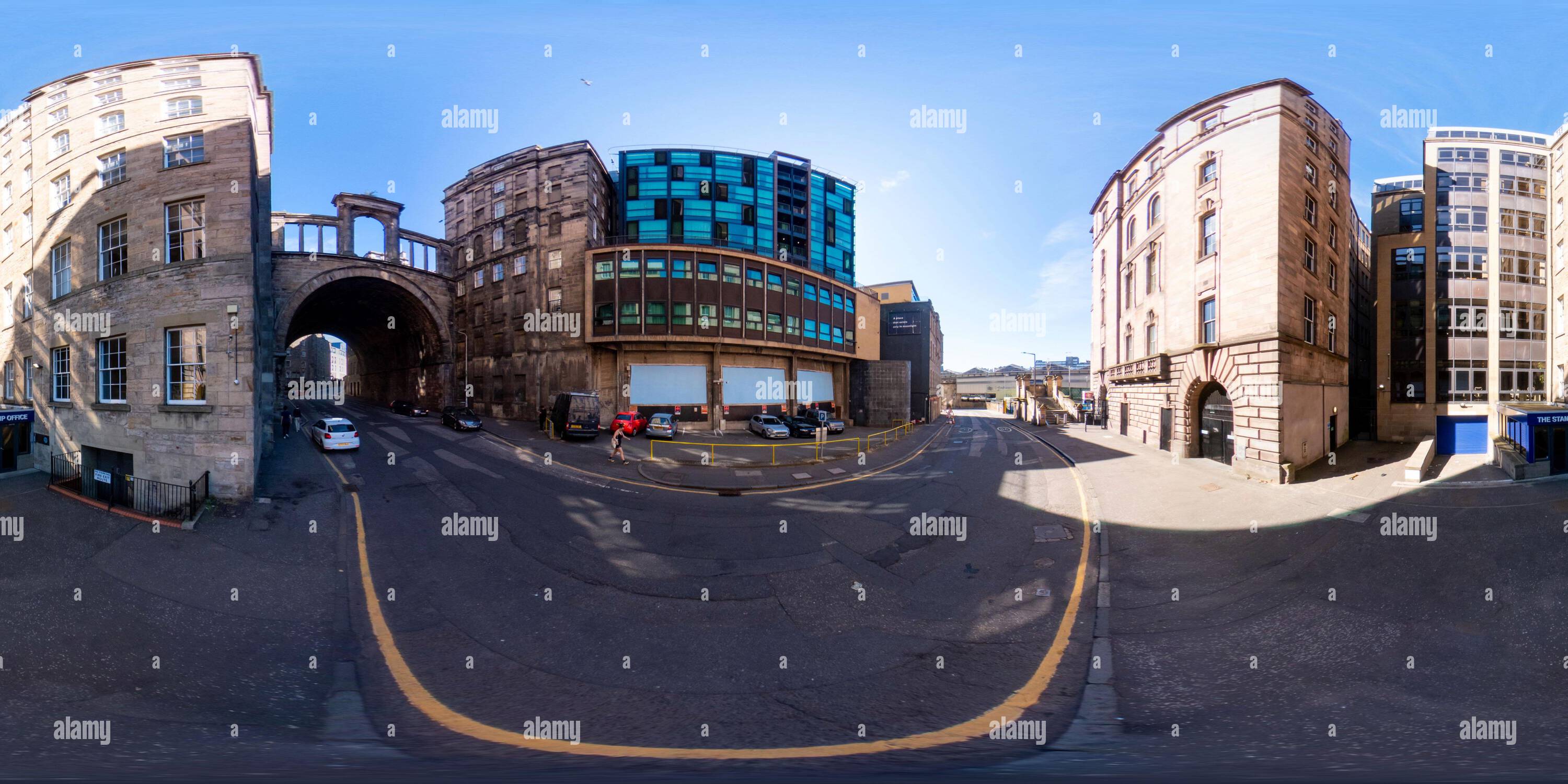 360° view of 360 street view historic buildings in Scotland Edinburgh ...