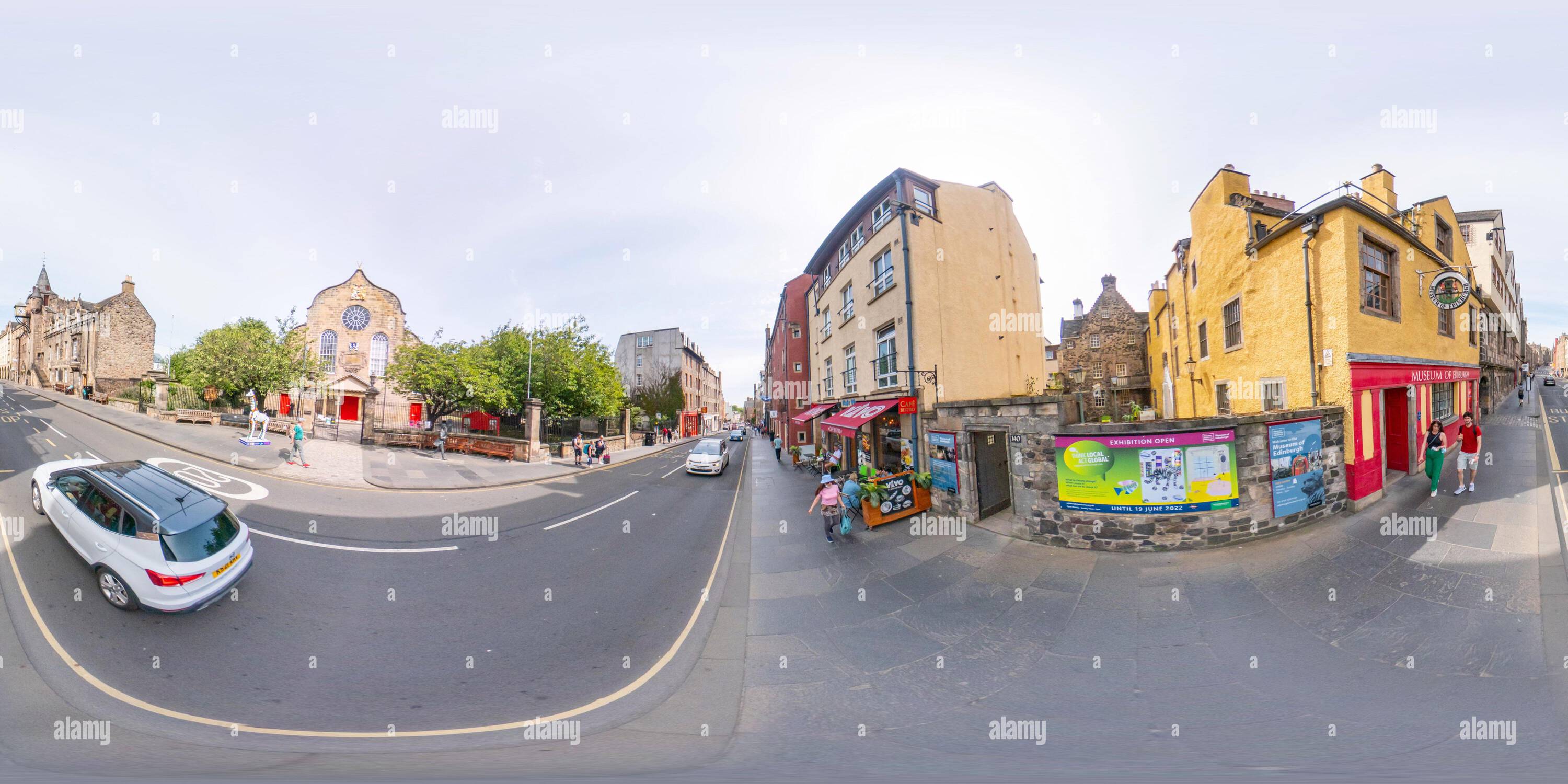 360° view of 360 vr photo The Museum of Edinburgh Scotland UK - Alamy