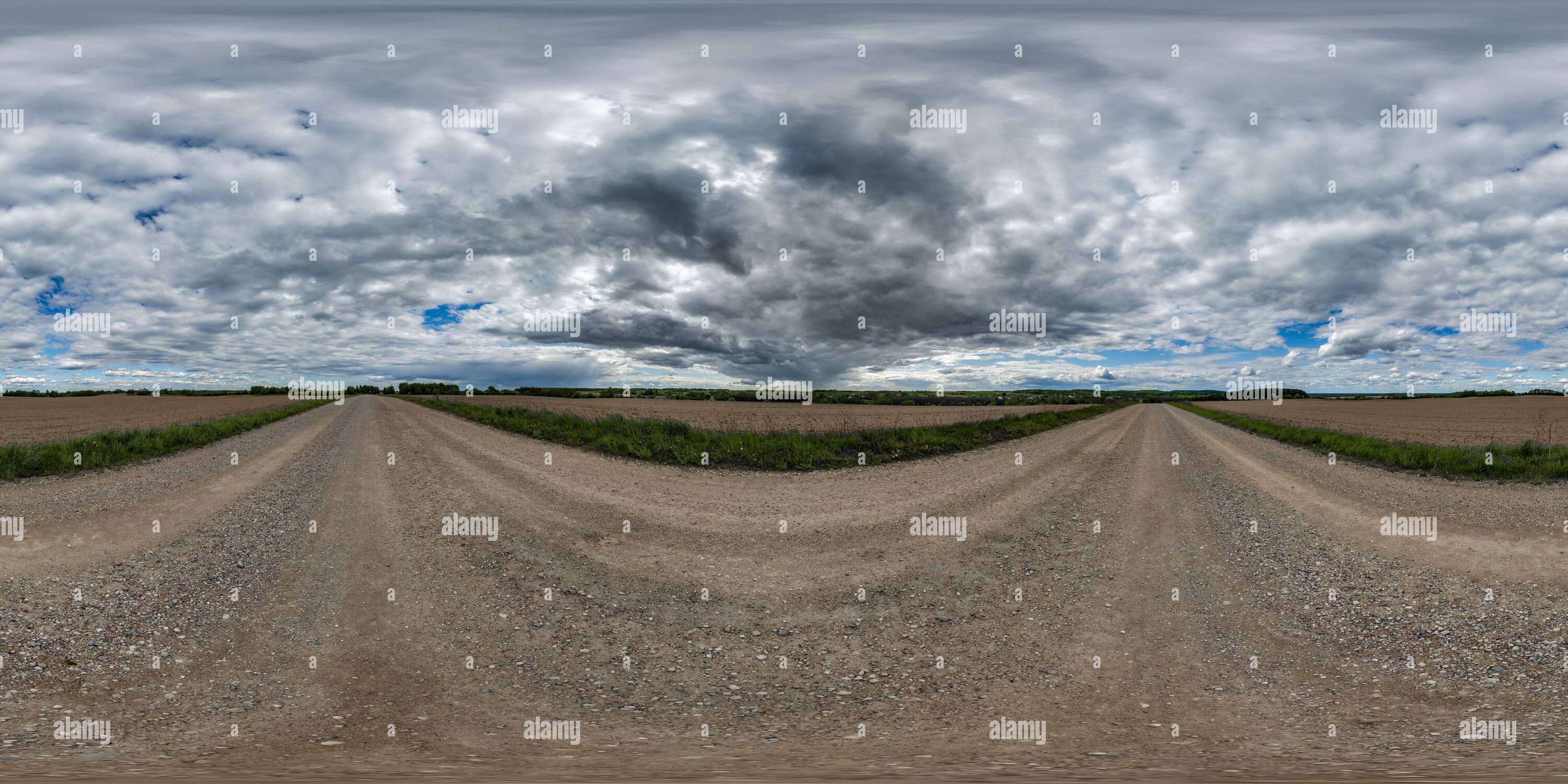 360° view of full seamless spherical hdri 360 panorama view on no ...