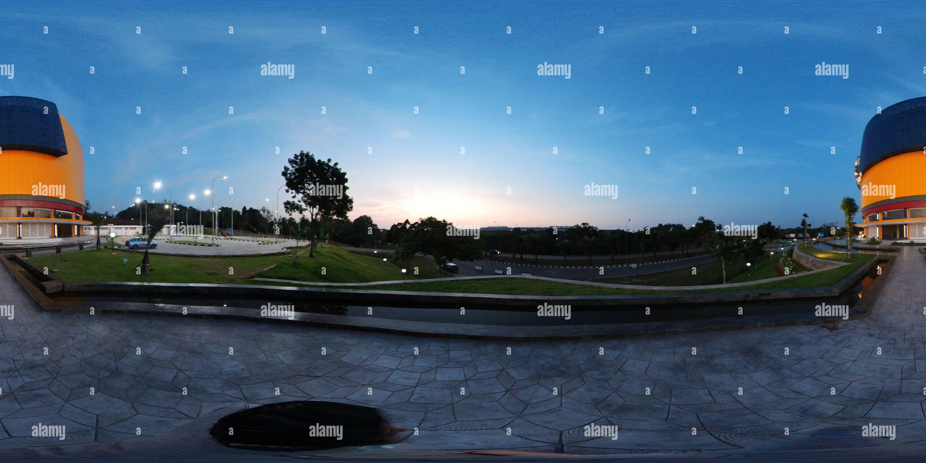 360° view of Beauty of Masjid Tanjak Batam - Alamy