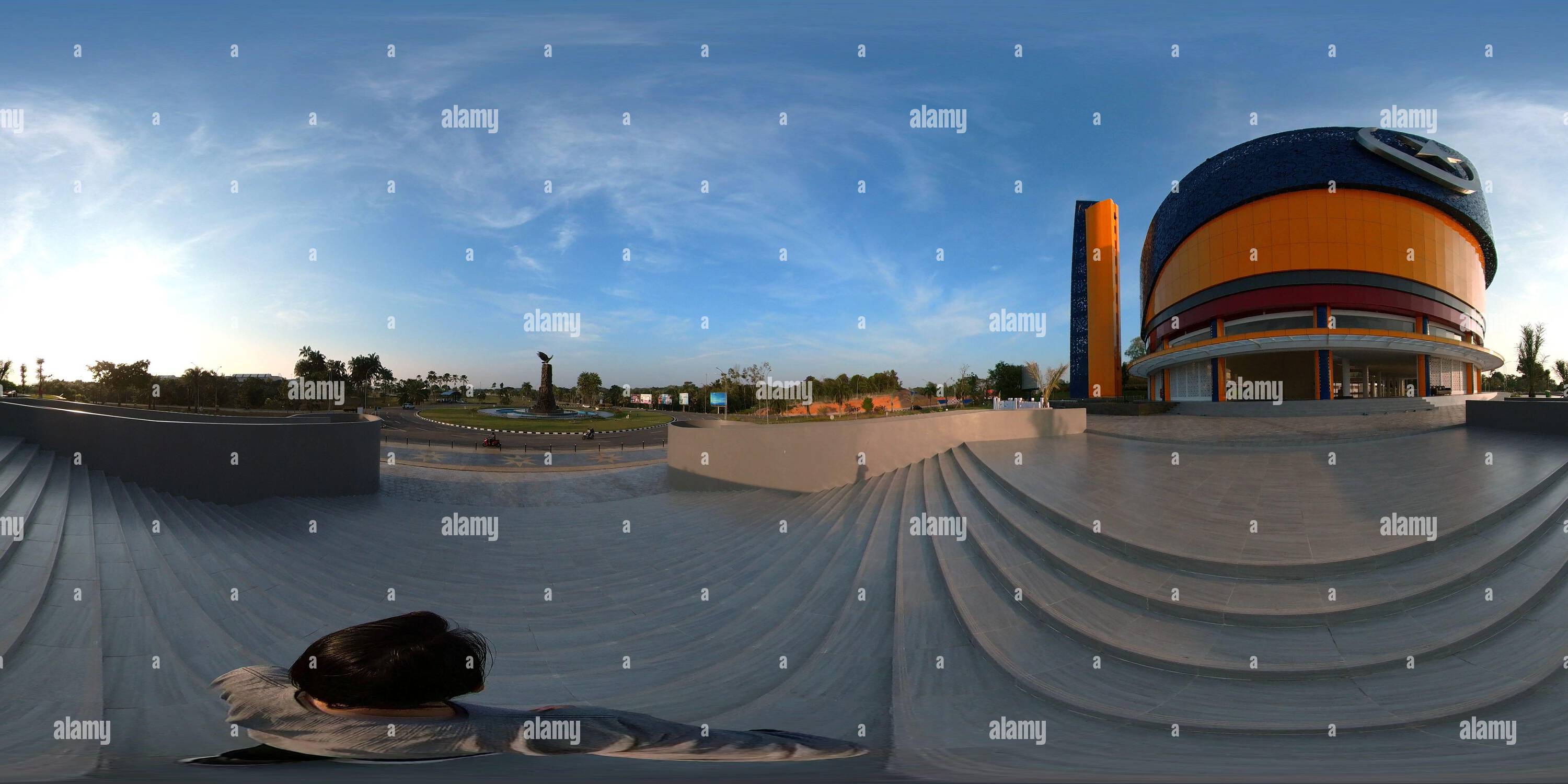 360° view of Sunrise on Masjid Tanjak Batam Indonesia - Alamy