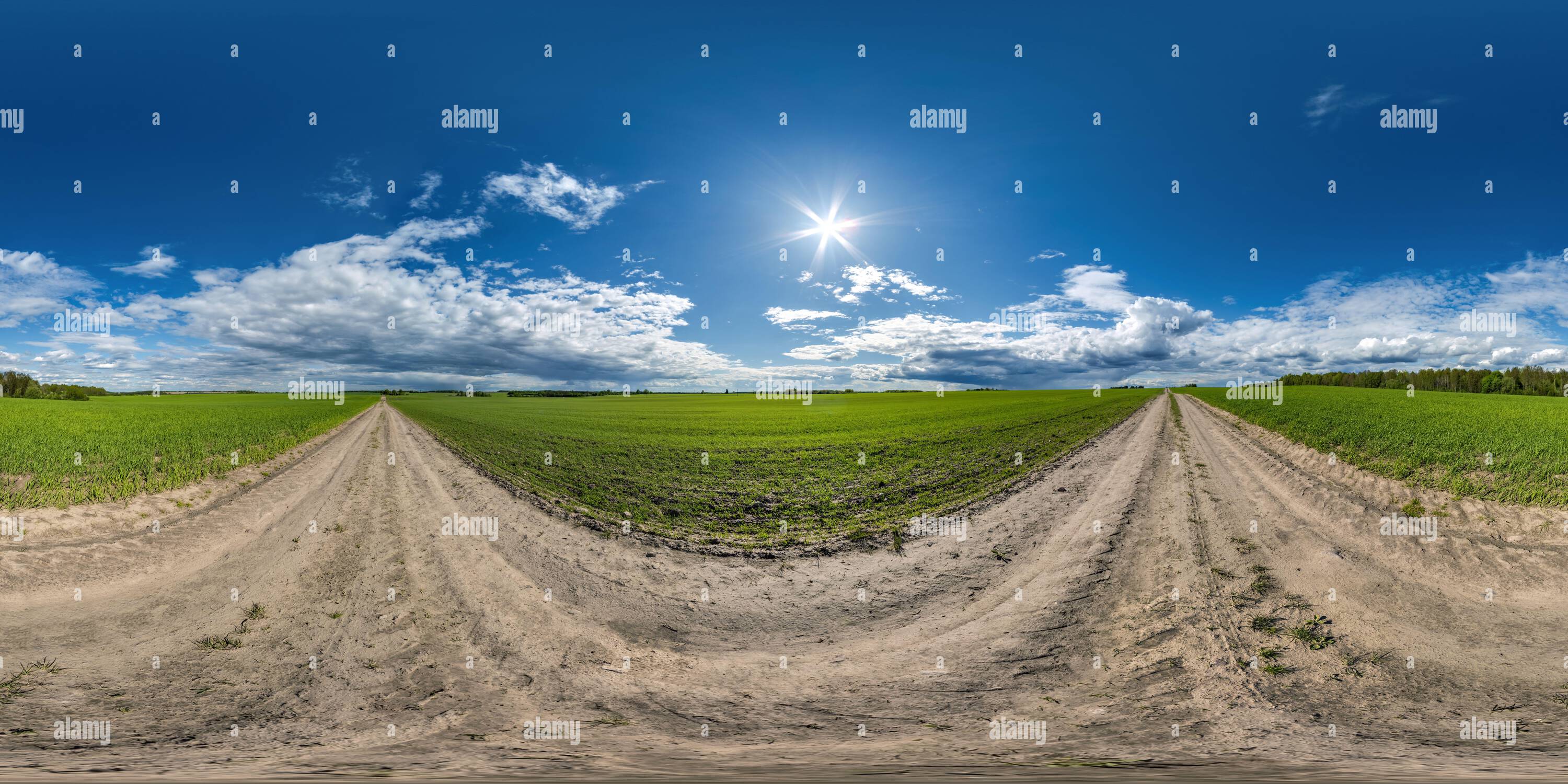 360° view of full seamless spherical hdri 360 panorama view on no ...