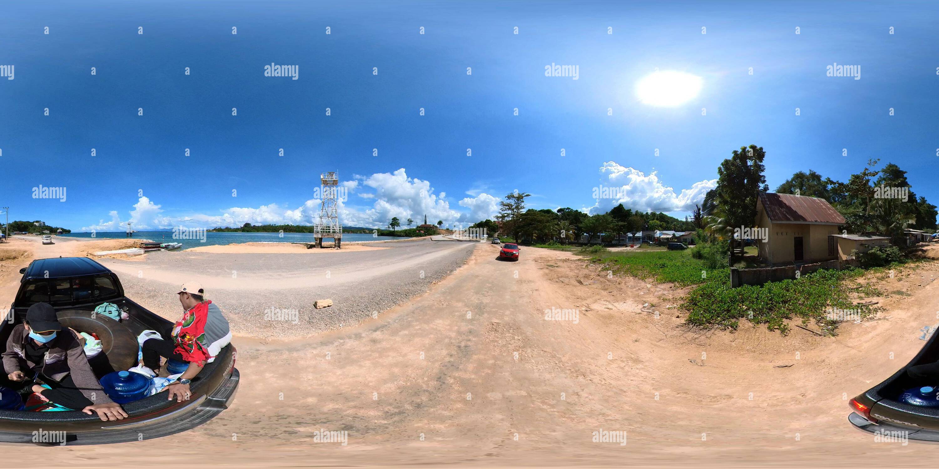 360° view of 360 degrees visw of a way to "Tapulaga" Beach Kendari ...