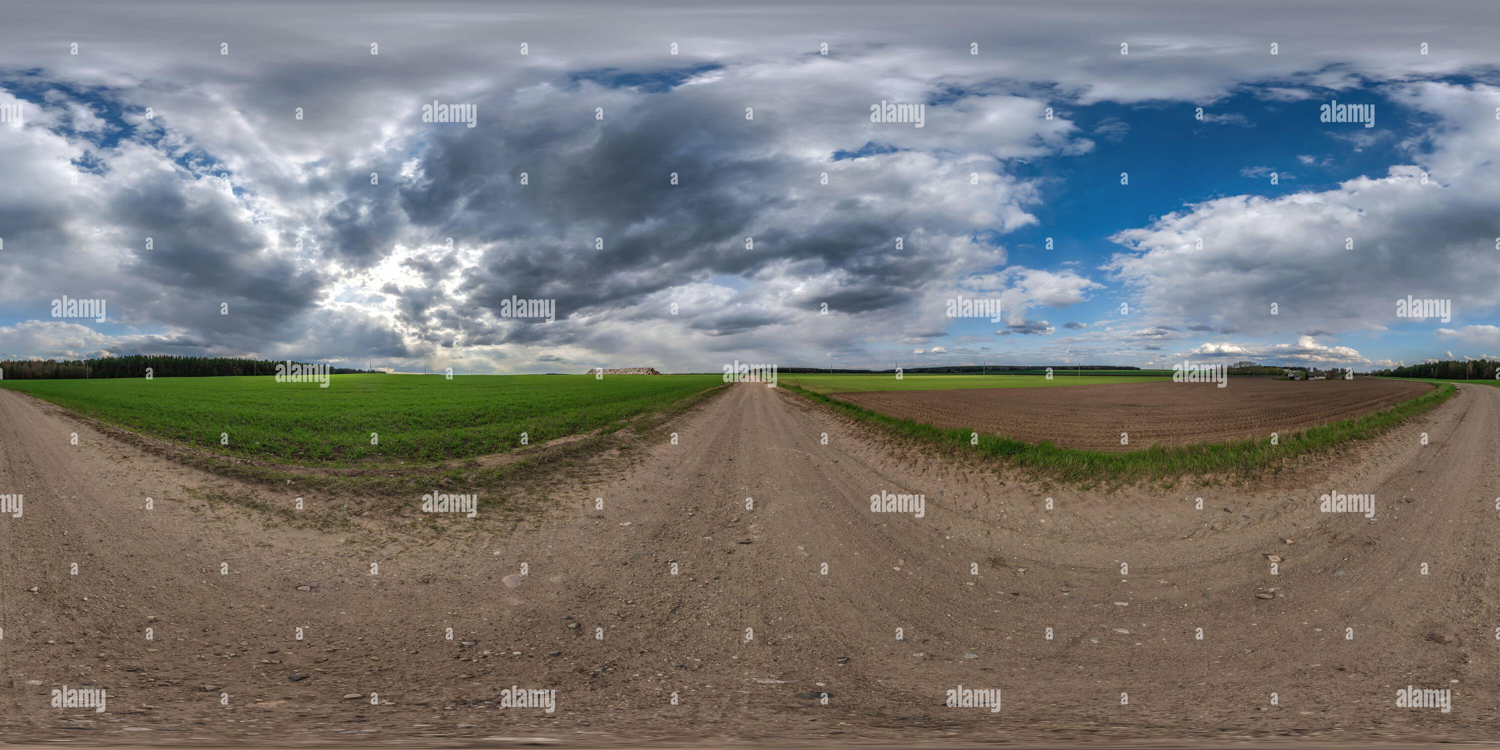 360° view of full seamless spherical hdri 360 panorama view on no ...
