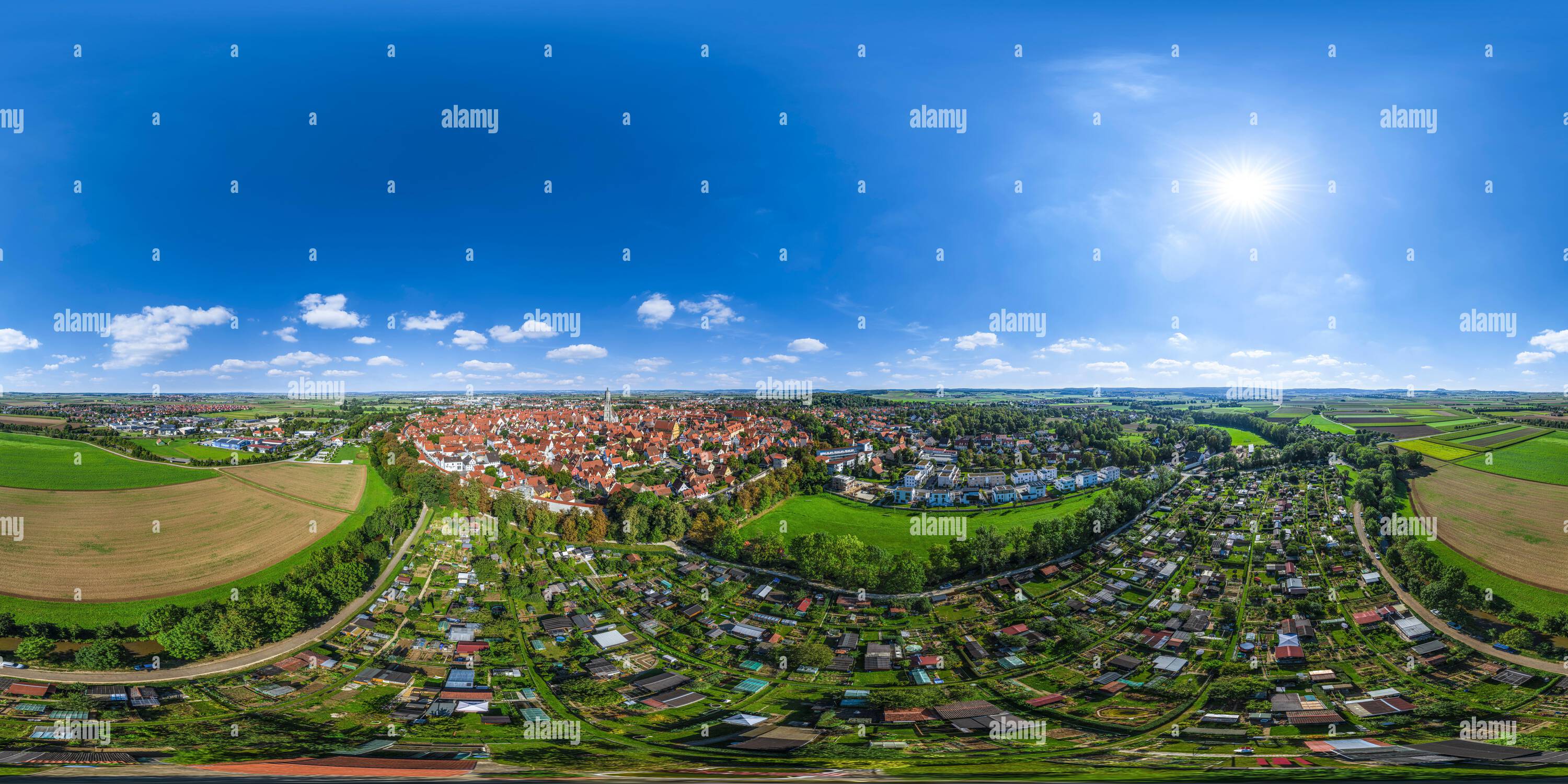 Noerdlingen panorama hi-res stock photography and images - Alamy
