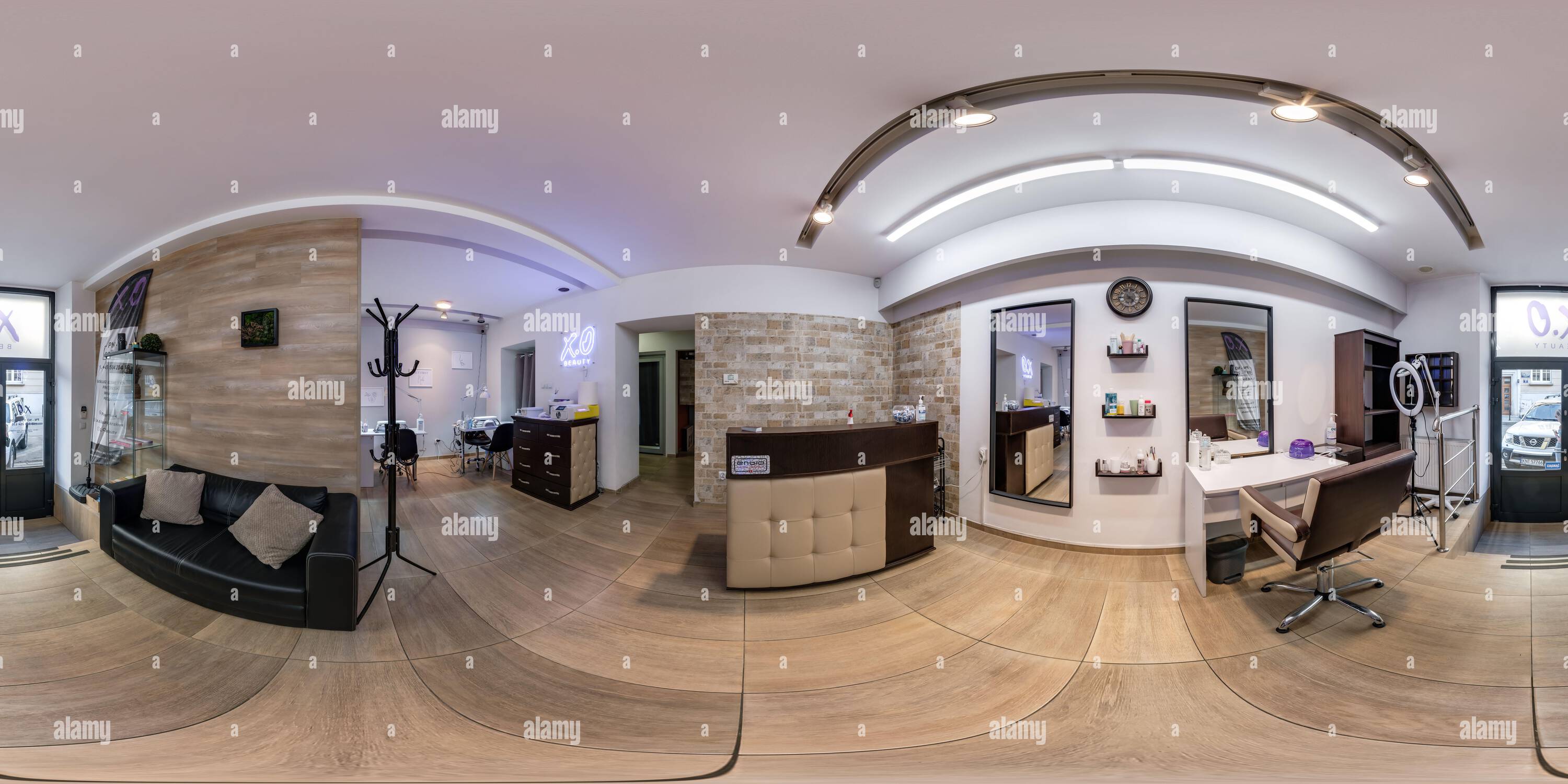 360° view of MINSK, BELARUS - AUGUST, 2022: full seamless hdri 360 ...